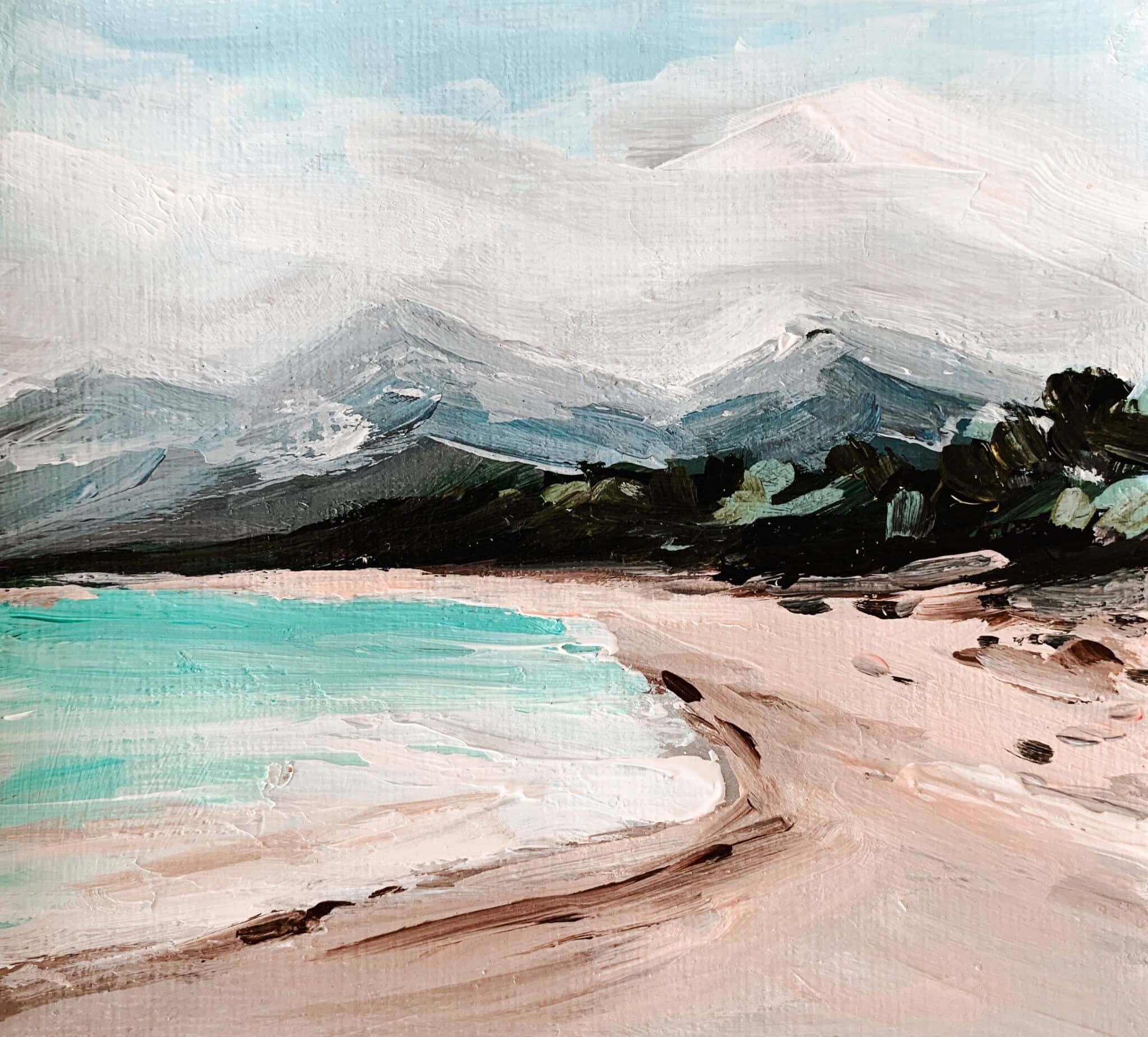 100 days of abstract landscapes #Week1 - Debasree Dey Art