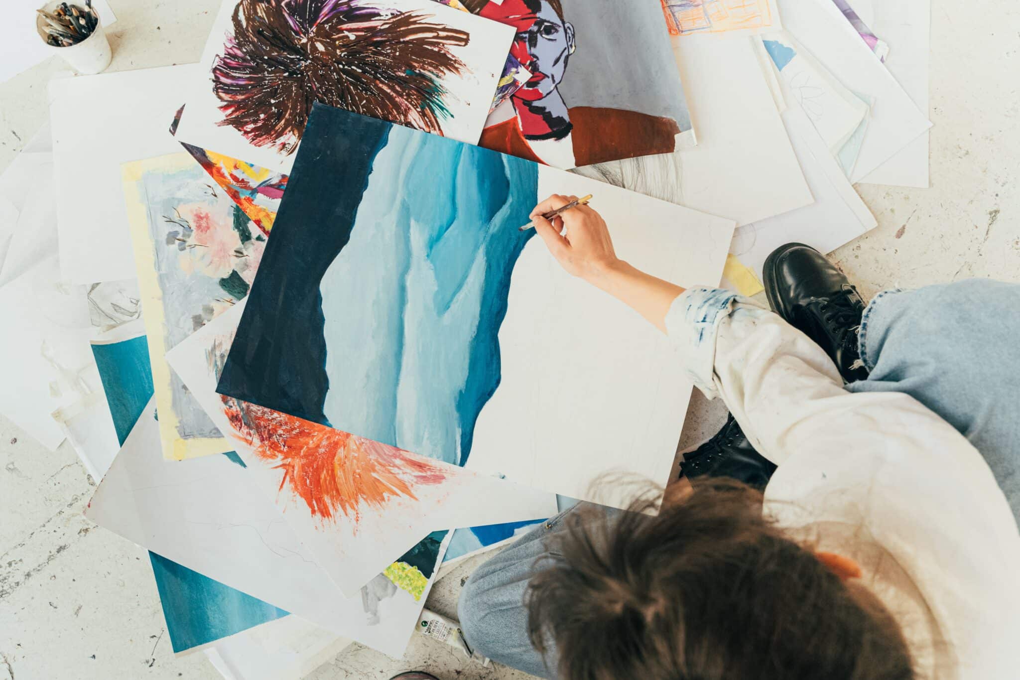 12 tips to Improve Your Acrylic Painting Skills - Debasree Dey Art