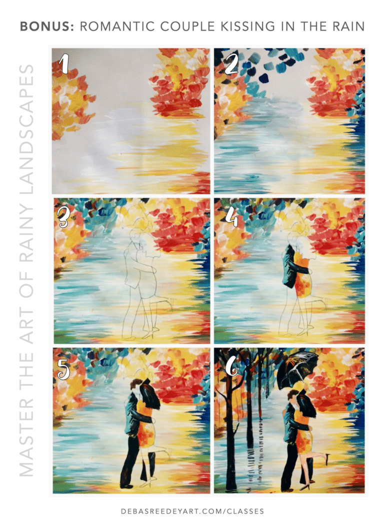 Master the art of rainy landscapes with acrylics - Online Class ...