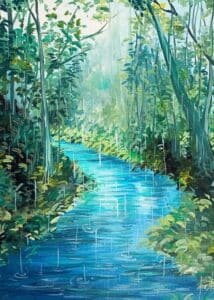 Master the art of rainy landscapes with acrylics - Online Class ...