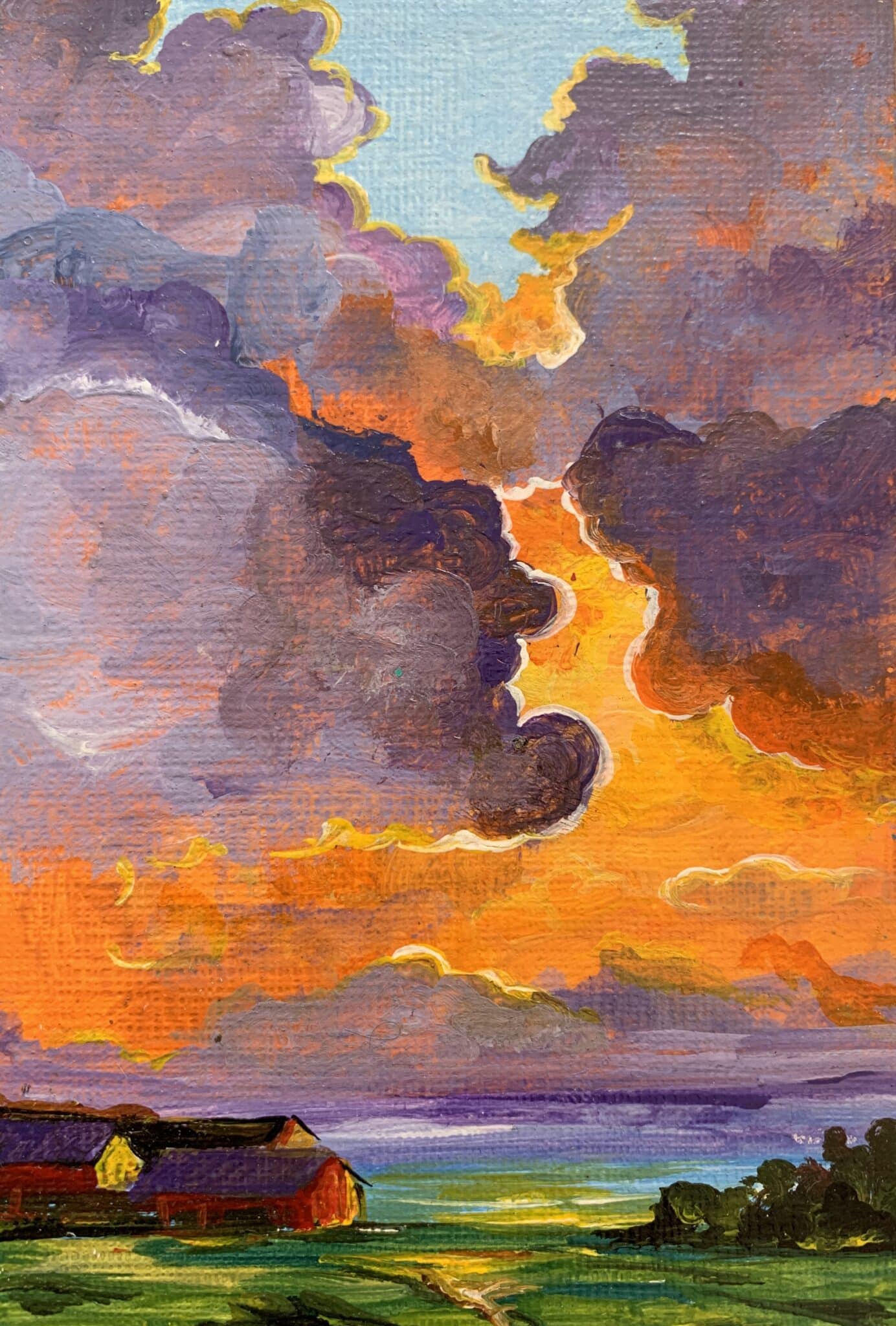 Gallery - Cloud paintings - Debasree Dey Art