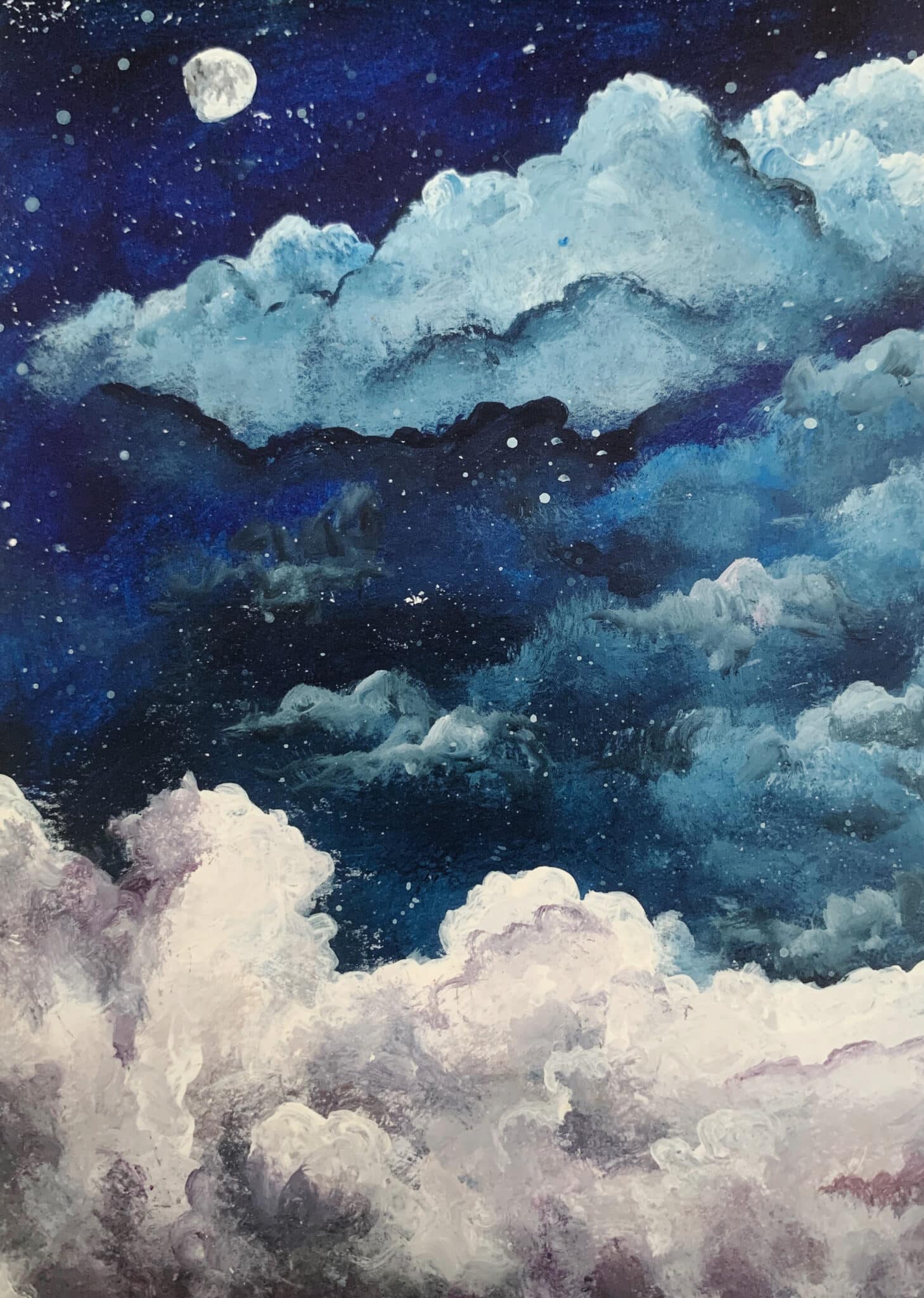 Gallery - Cloud paintings - Debasree Dey Art