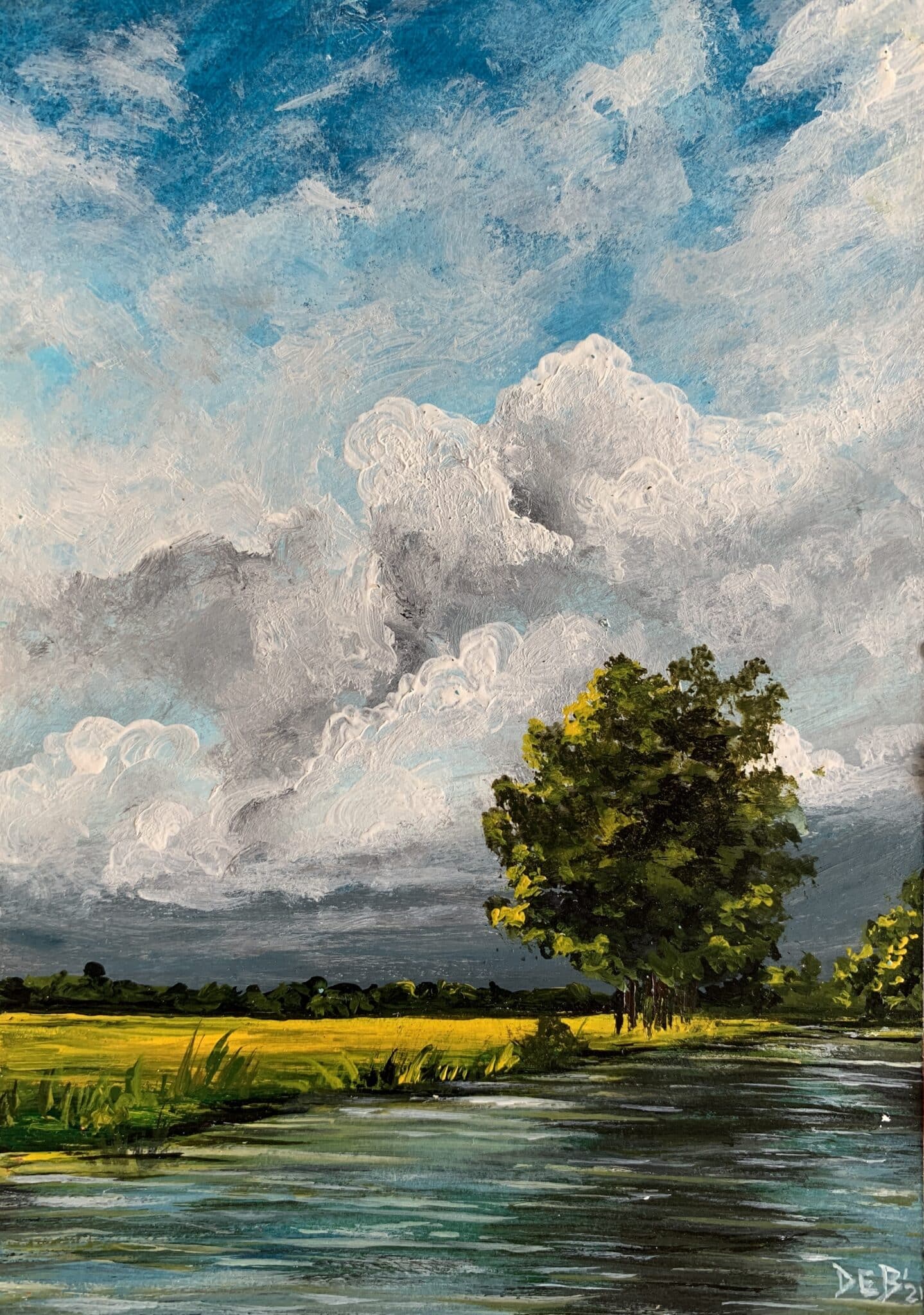 Gallery - Cloud paintings - Debasree Dey Art