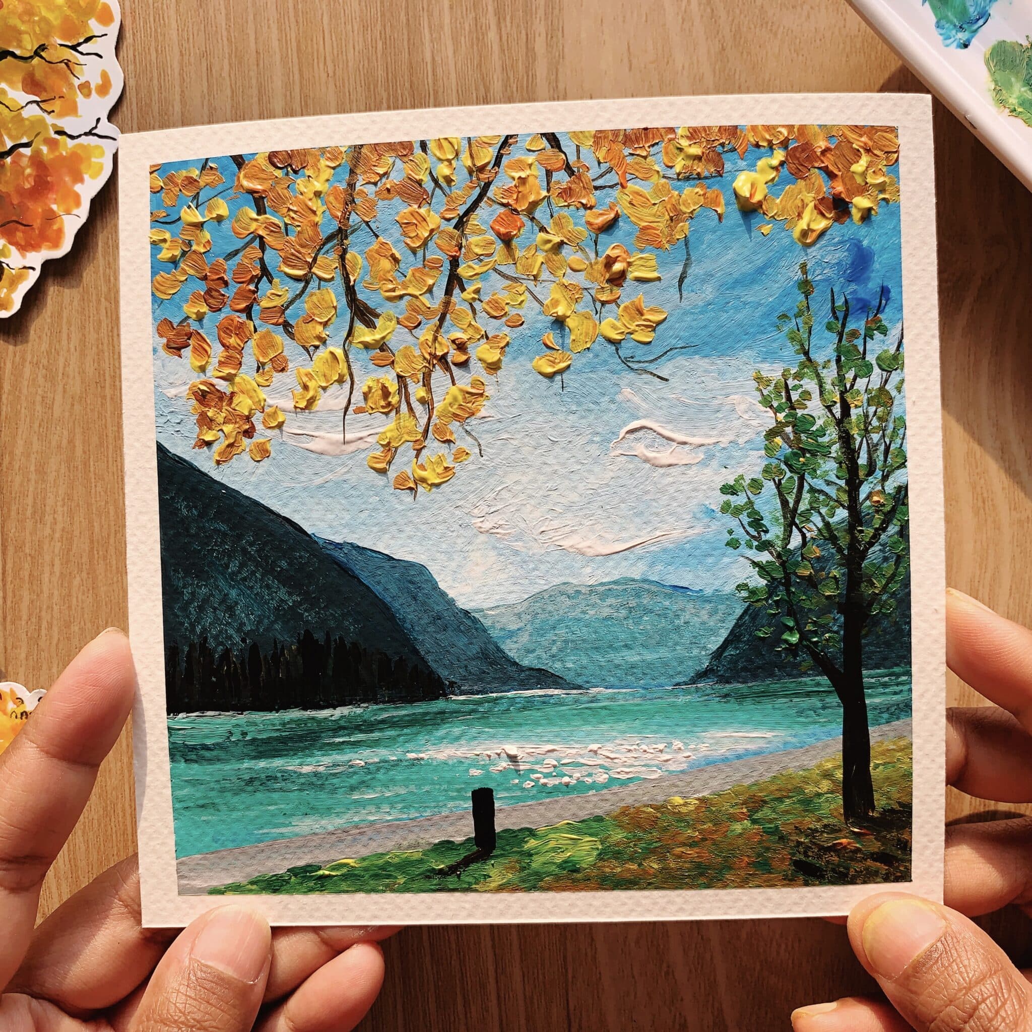 15 Days of Autumn Trees & Landscapes - Debasree Dey Art