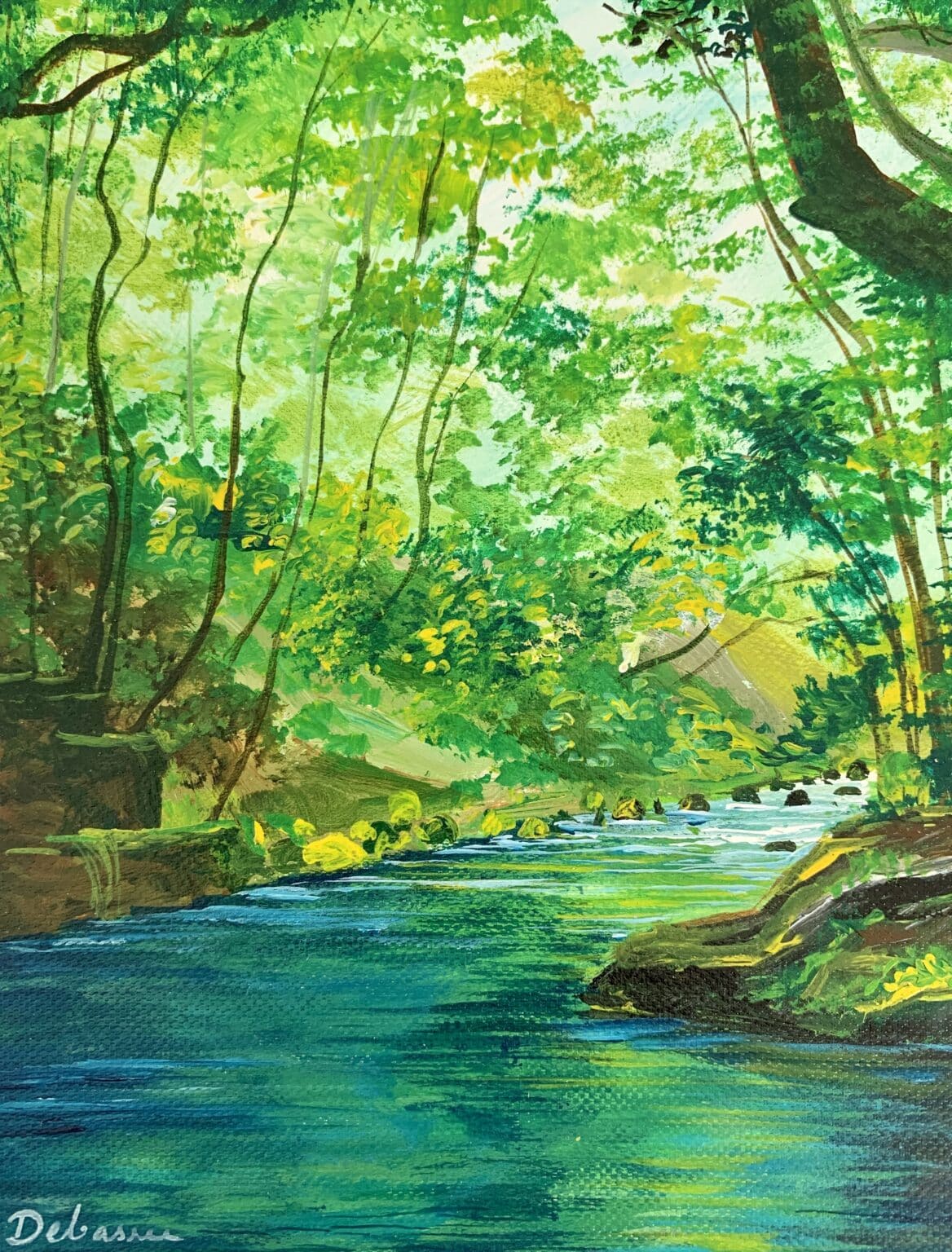 Gallery - Lake paintings - Debasree Dey Art