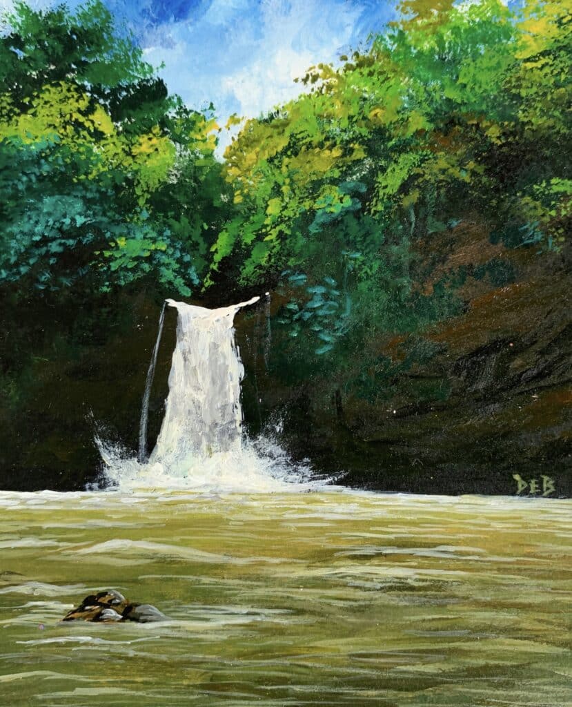 Gallery - Waterfall paintings - Debasree Dey Art