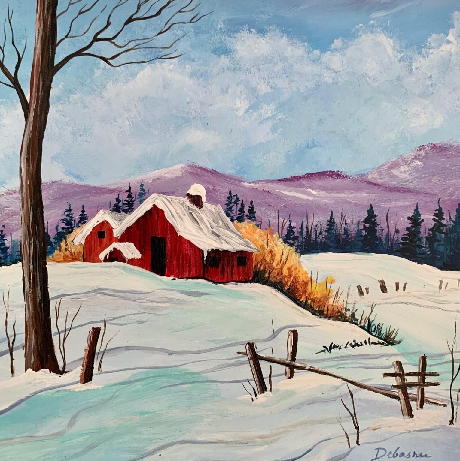 Gallery - Winter paintings - Debasree Dey Art