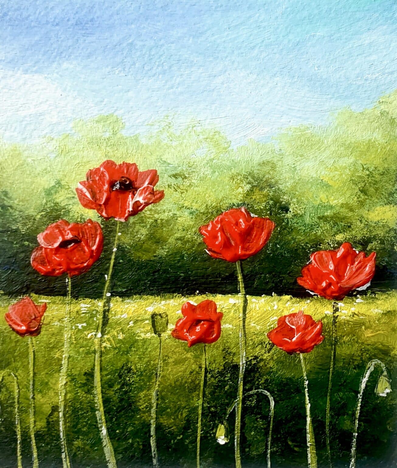 Gallery - Spring paintings - Debasree Dey Art