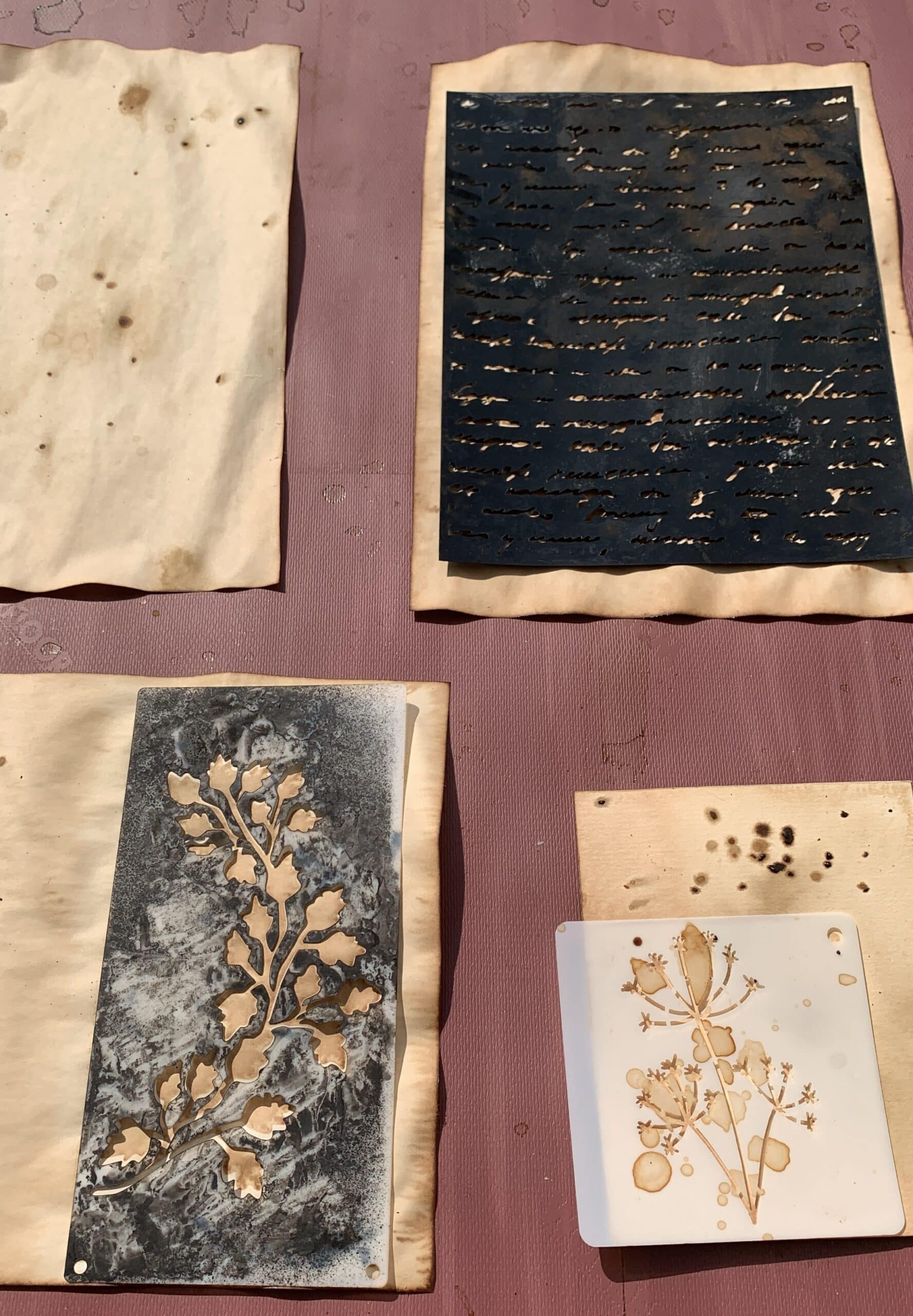 Coffee Dyeing Basics for Mixed Media: 3 Simple Techniques - Debasree ...