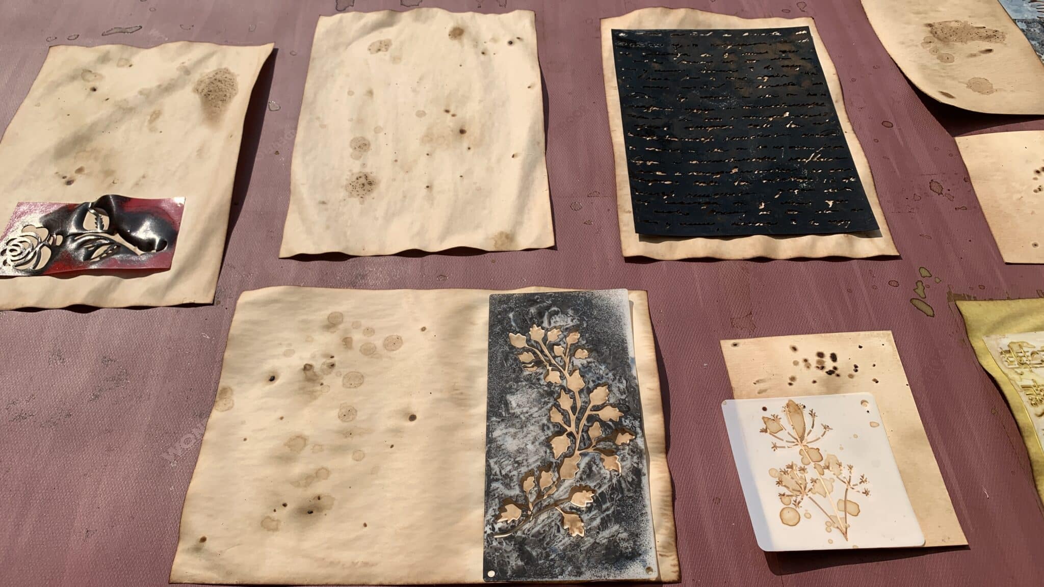Coffee Dyeing Basics for Mixed Media: 3 Simple Techniques - Debasree ...