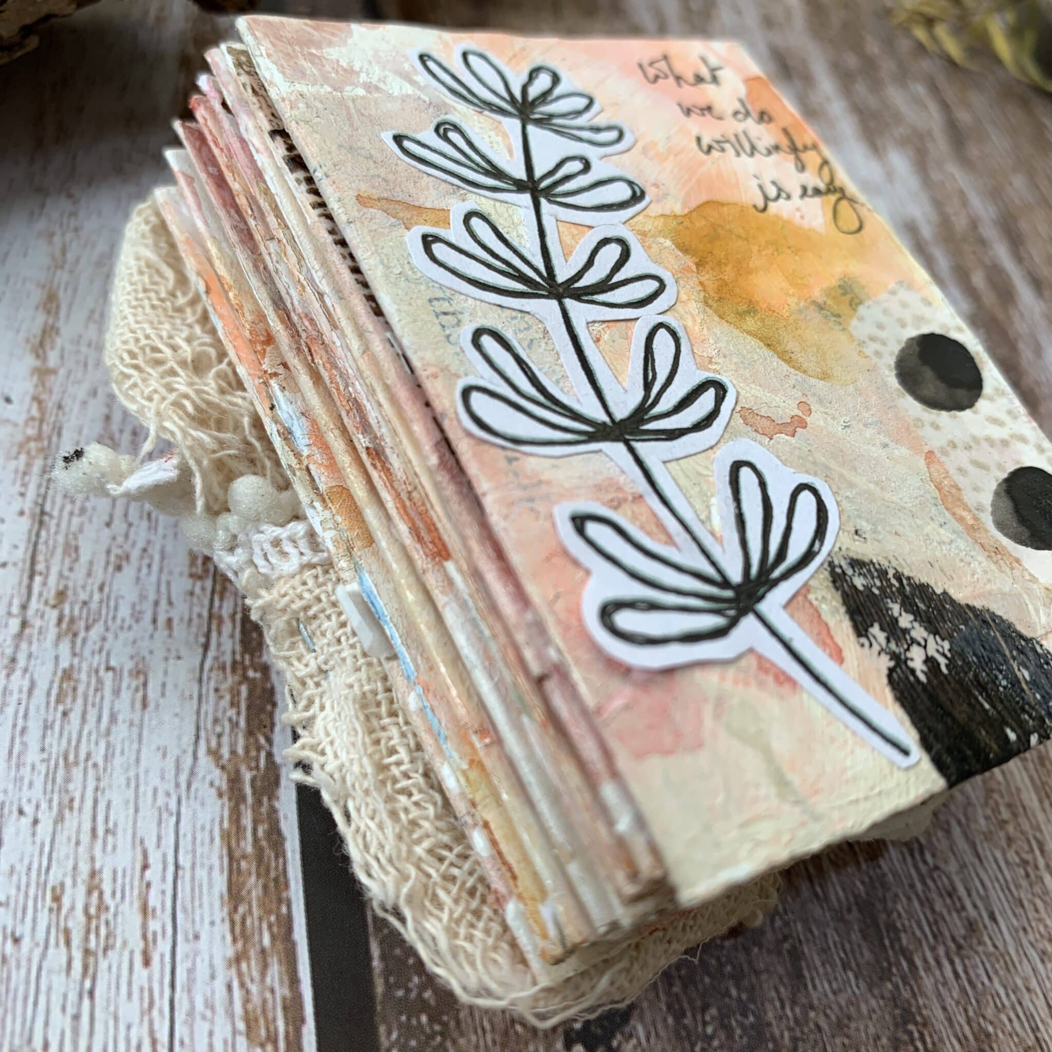 Creating a 12-Page Art Journal by Folding an A4 Copy Paper - Debasree ...