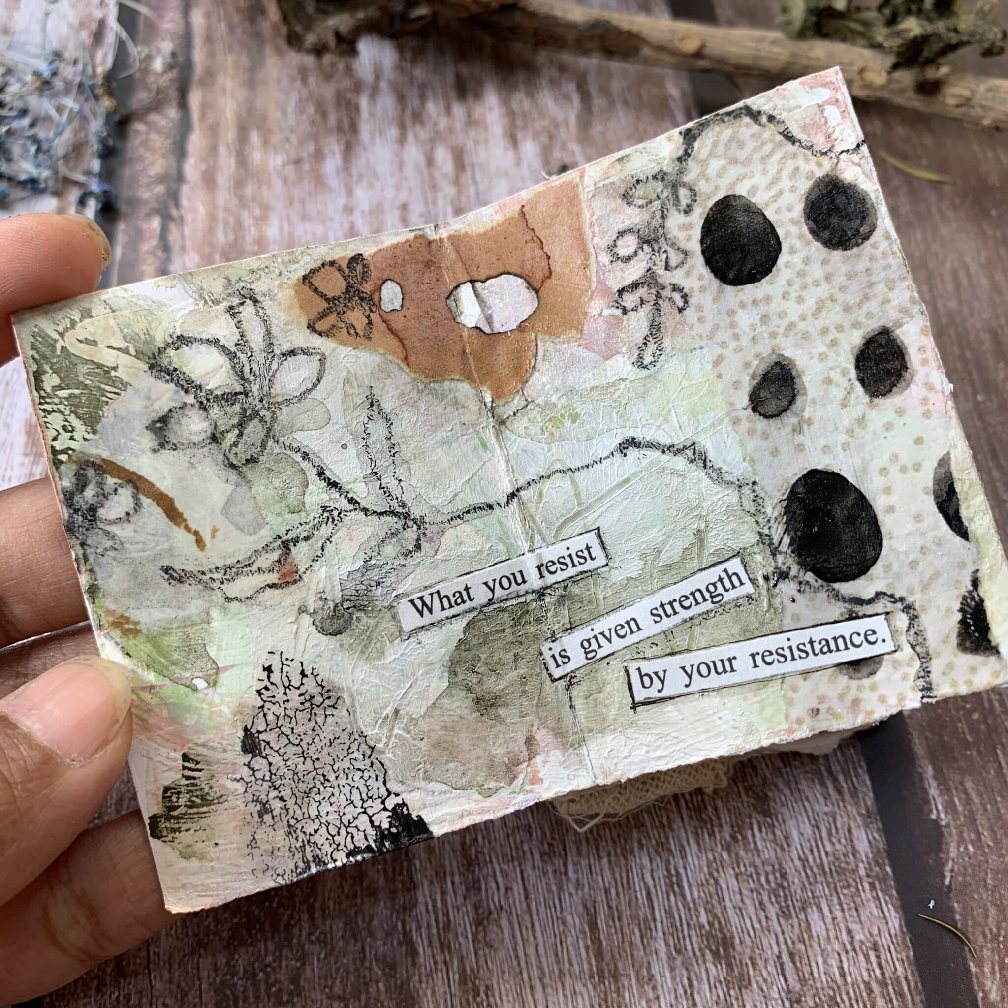 Creating a 12-Page Art Journal by Folding an A4 Copy Paper - Debasree ...