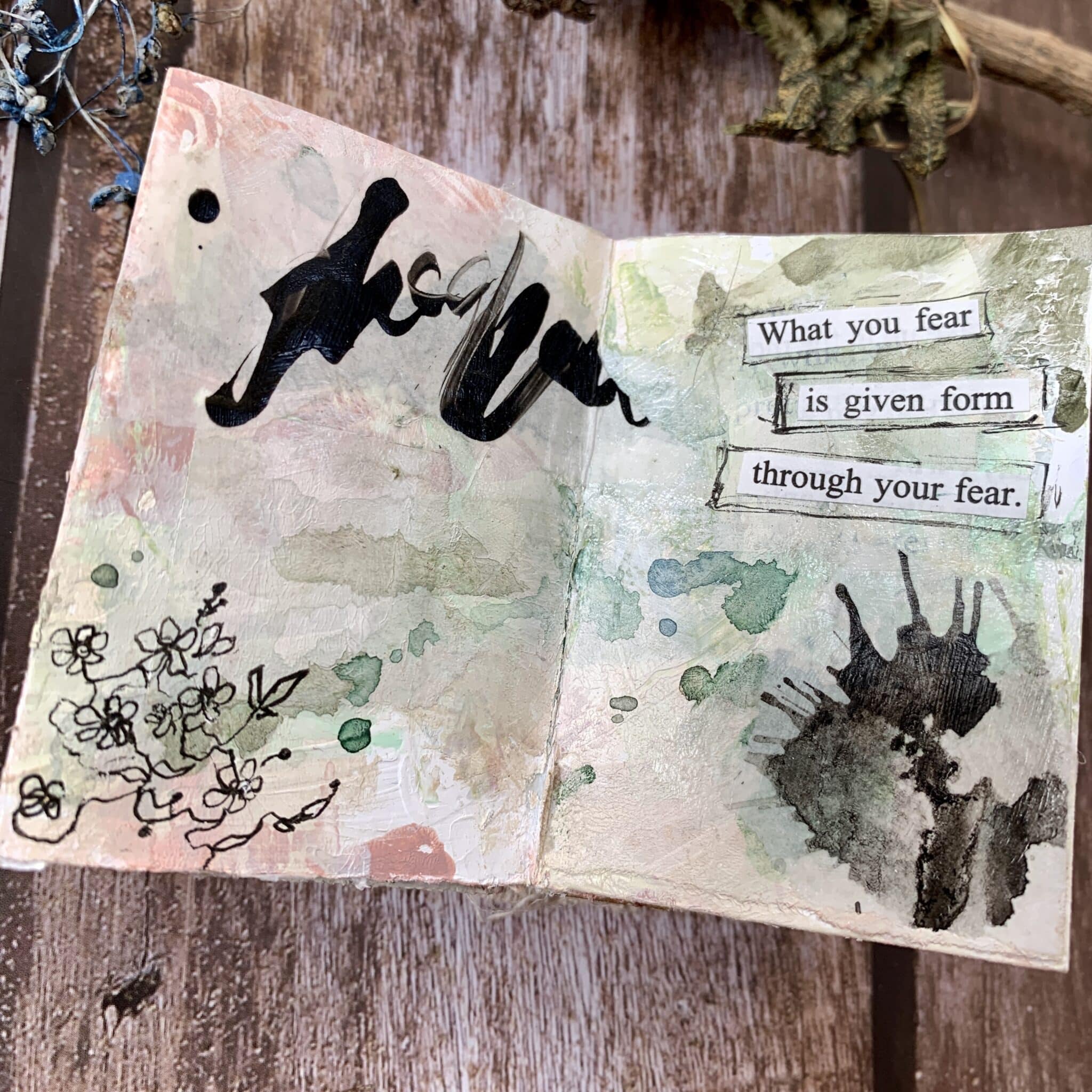 Creating a 12-Page Art Journal by Folding an A4 Copy Paper - Debasree ...