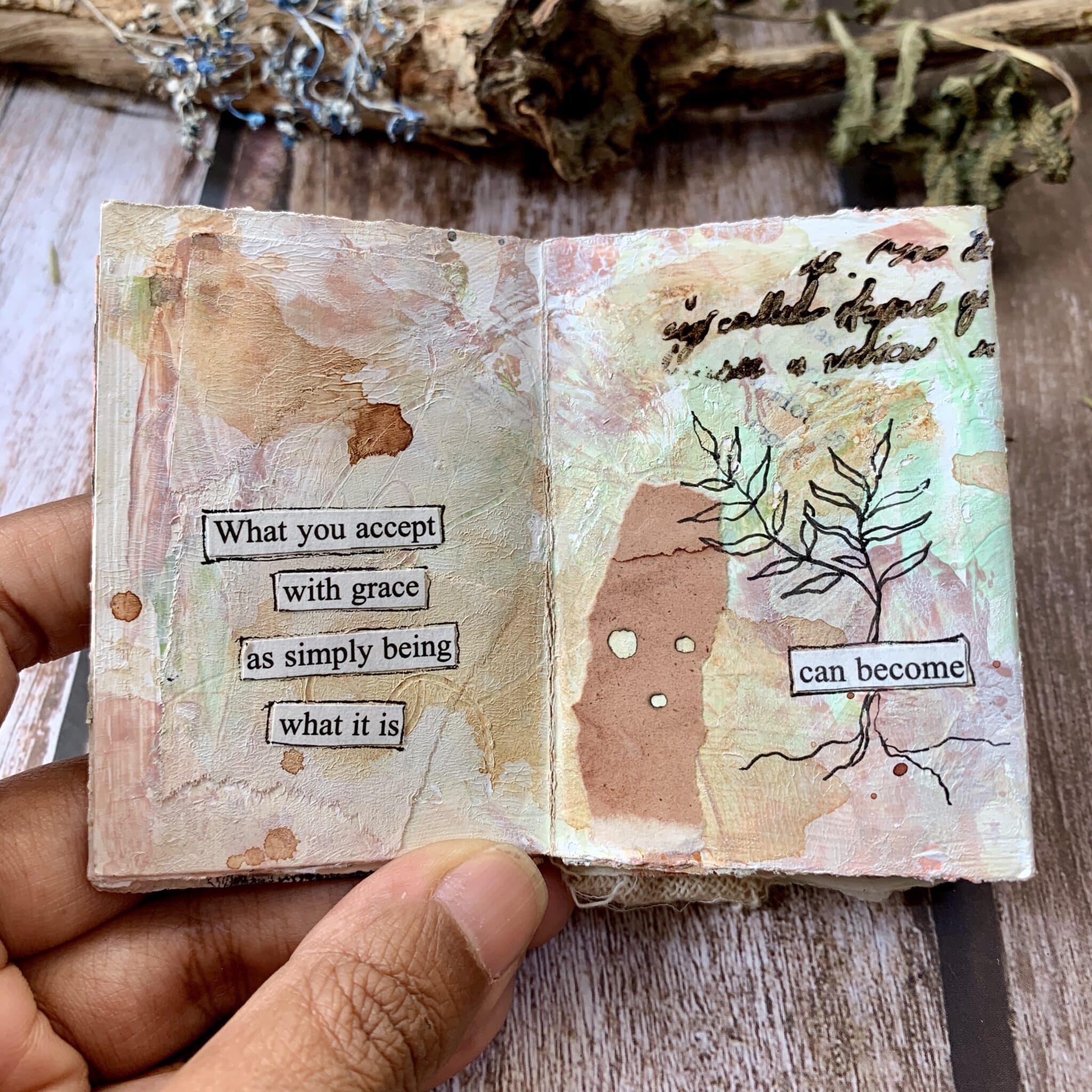 Creating a 12-Page Art Journal by Folding an A4 Copy Paper - Debasree ...