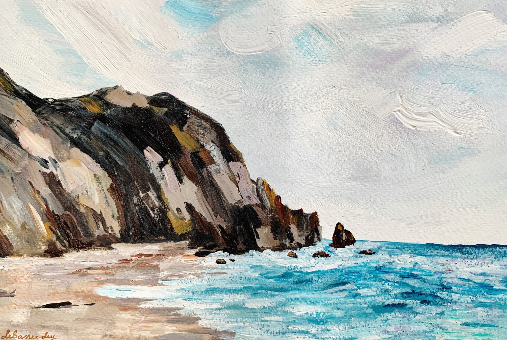 90+ Seascape painting ideas - Debasree Dey Art