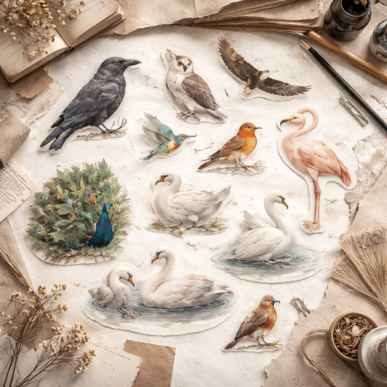 10 Birds and Animals for Mixed Media Collages - Debasree Dey Art
