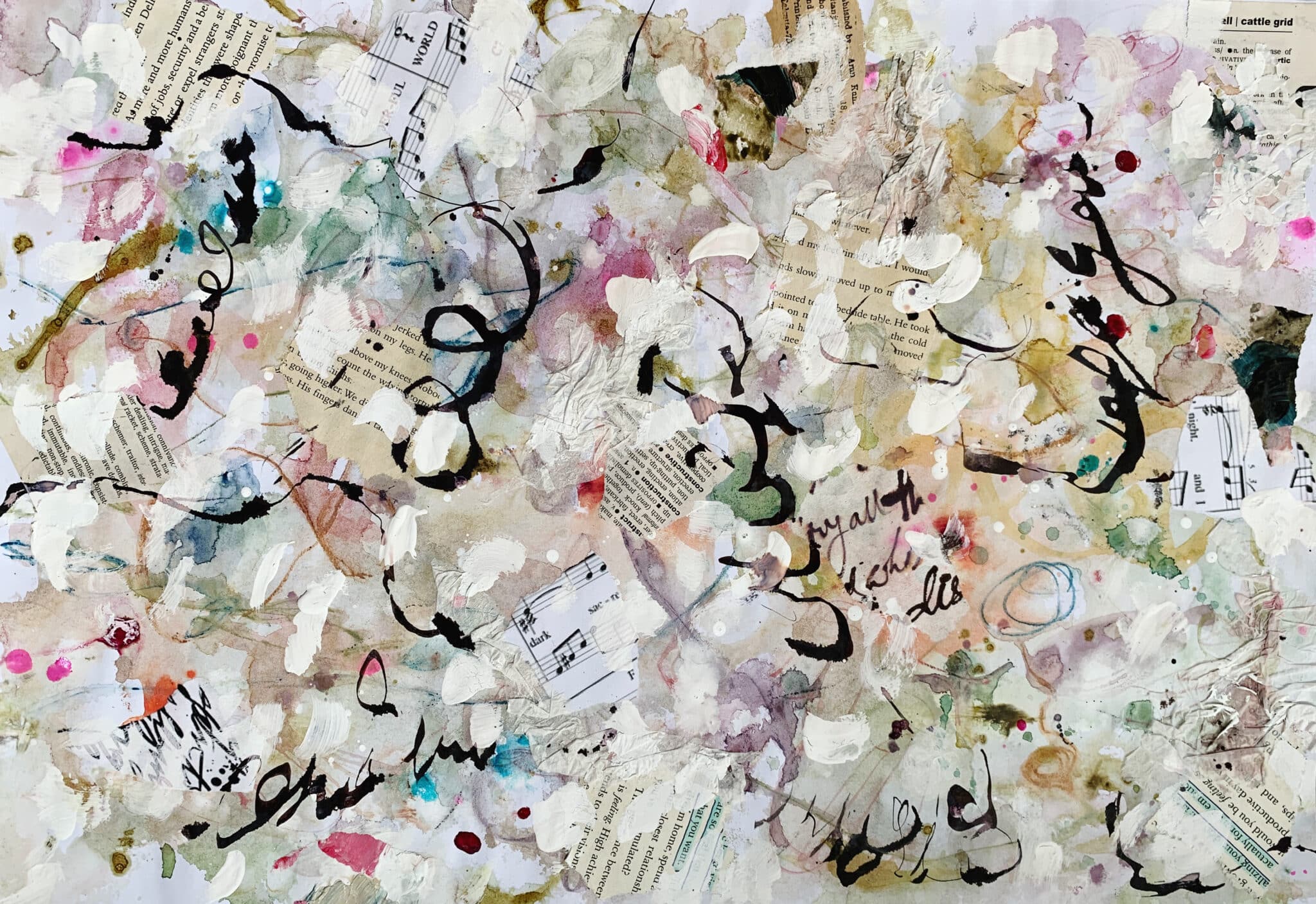 Watercolor Collage Master Sheet: A Journey of Flow, Texture, and ...