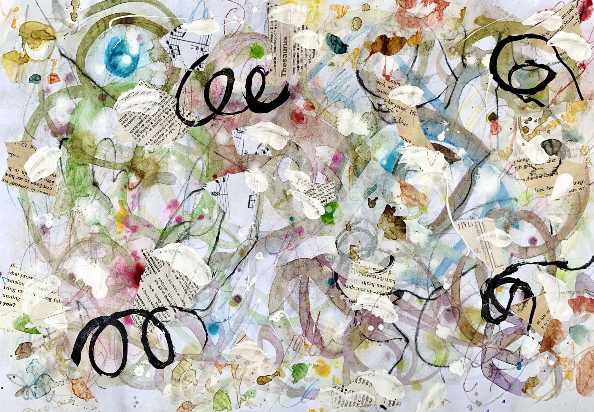 Watercolor Collage Master Sheet: A Journey of Flow, Texture, and ...