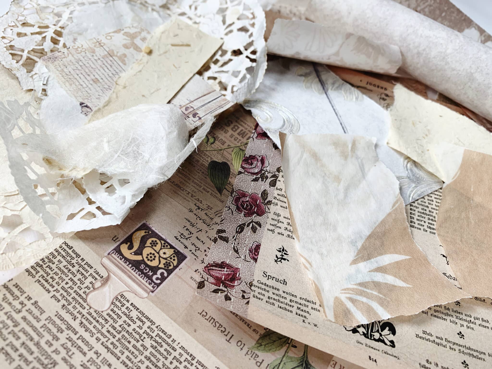 Creating Tactile Collage Artworks - Debasree Dey Art