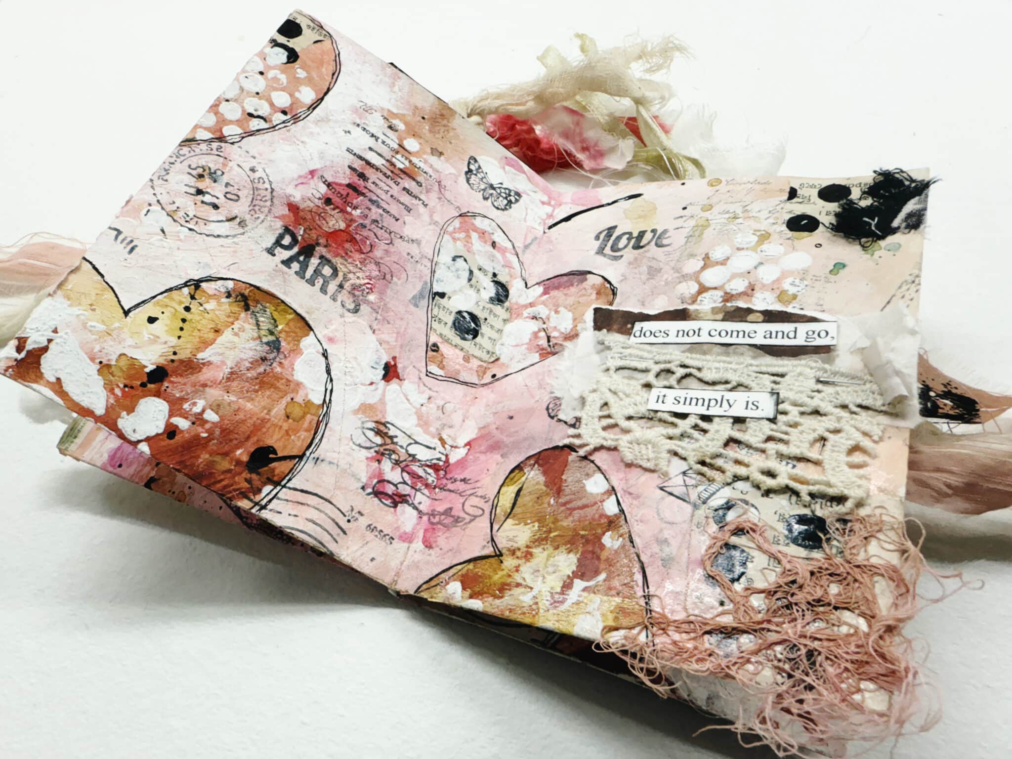 Love Book: A Mixed Media Zine Journal - Debasree Dey Art