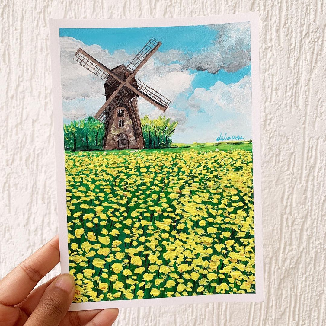 6 Easy Steps to Create a Stunning Acrylic Landscape Painting (Beginner ...