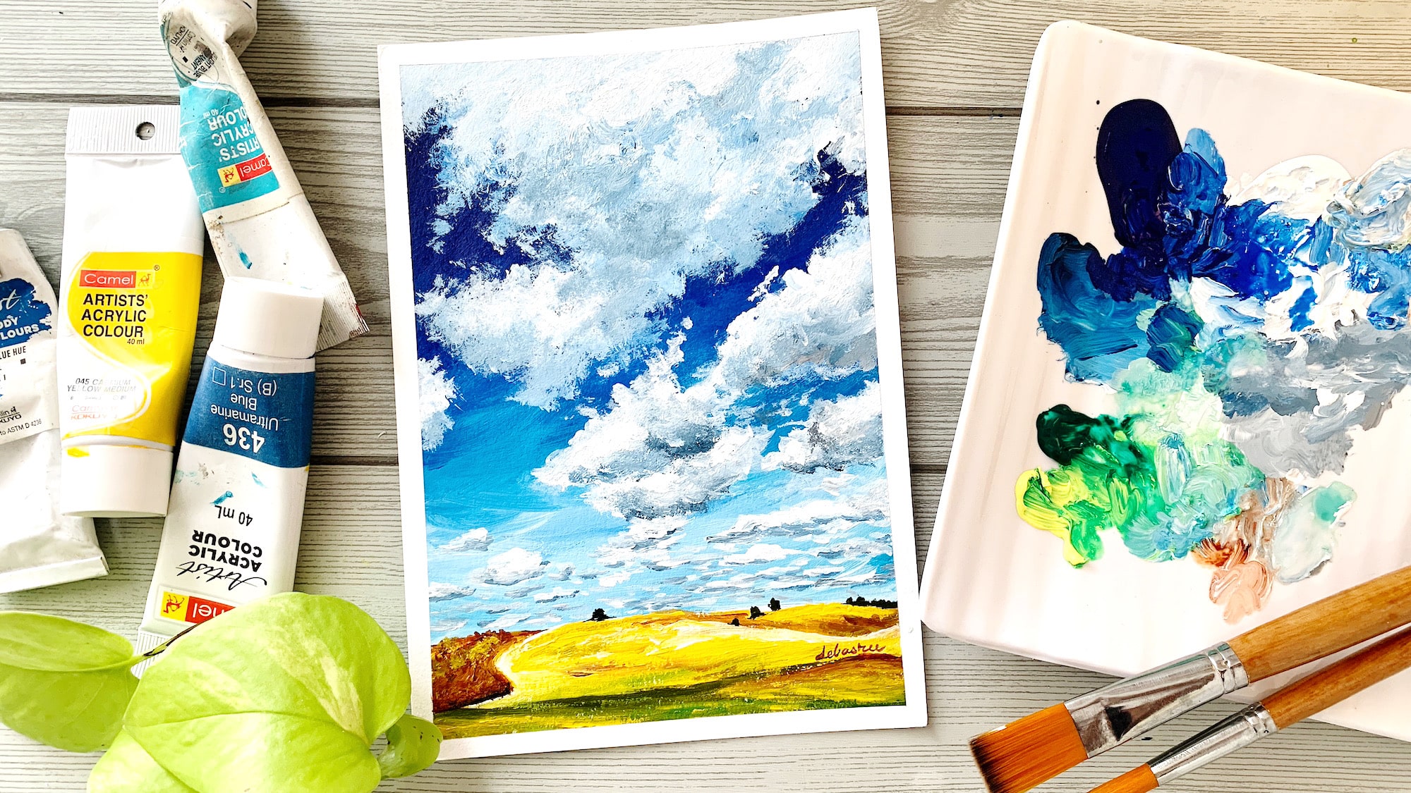 Step-by-Step Acrylic Landscape Painting Tutorial: Create a Stunning ...