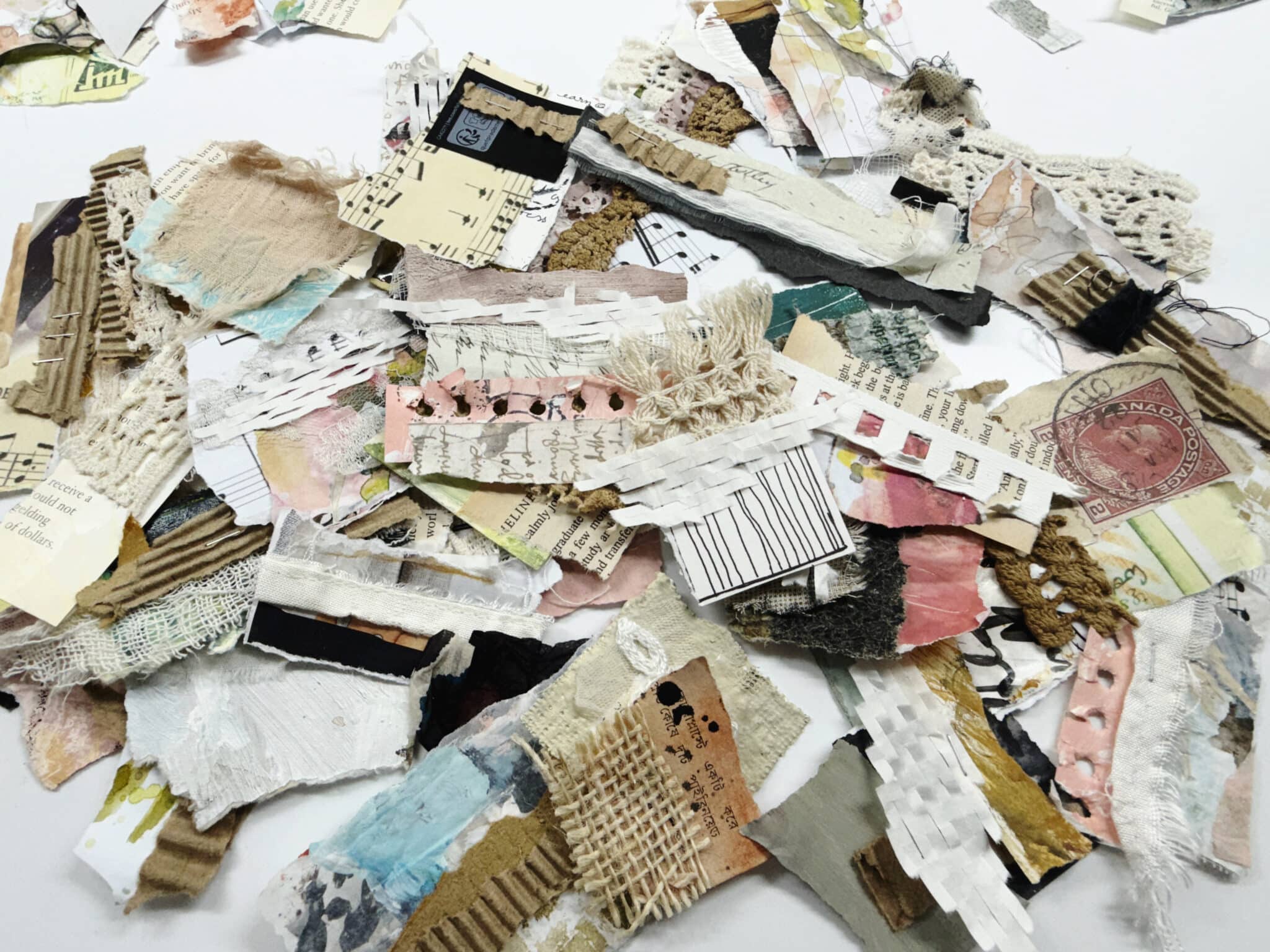 How to Create Beautiful Collage Clusters from Scrap Papers - Debasree ...
