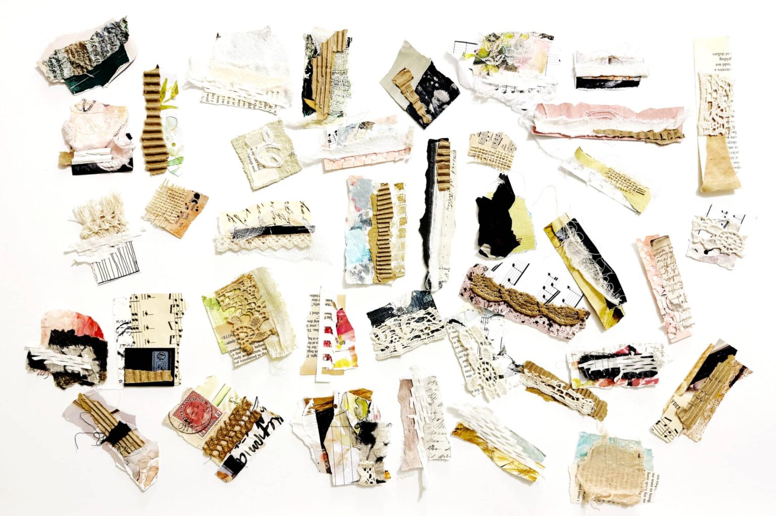 How to Create Beautiful Collage Clusters from Scrap Papers - Debasree ...