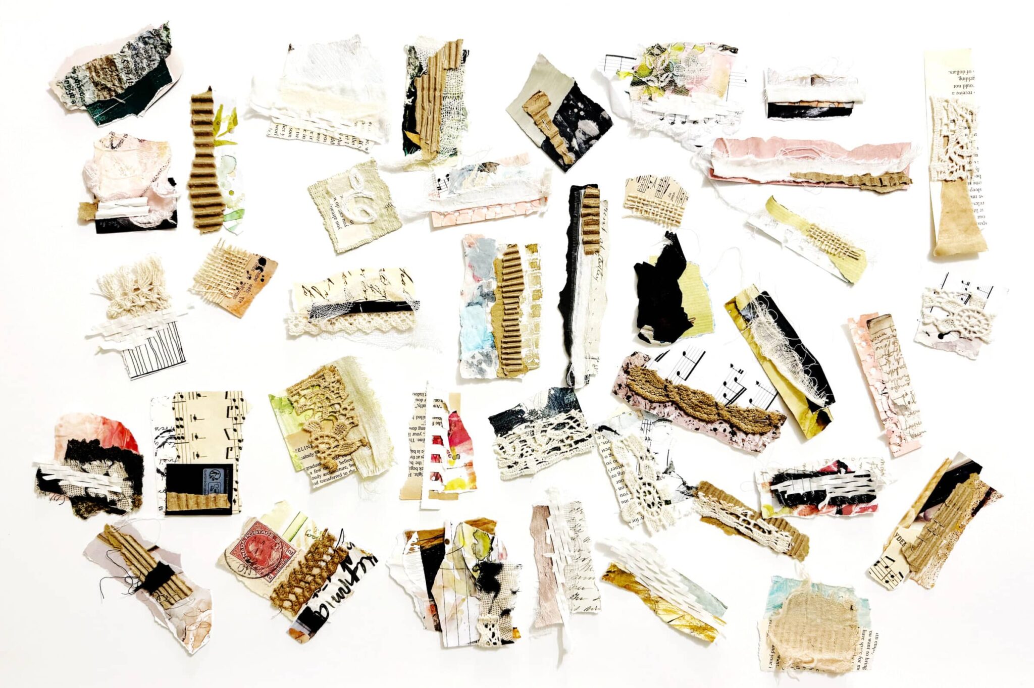 How to Create Beautiful Collage Clusters from Scrap Papers - Debasree ...