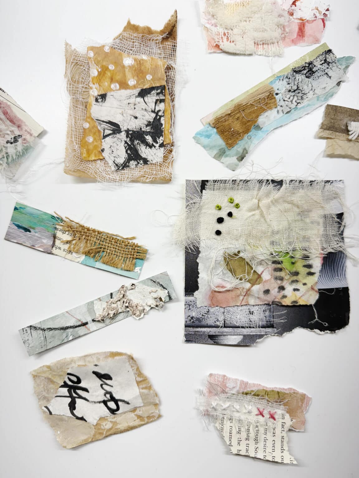 How to Create Beautiful Collage Clusters from Scrap Papers - Debasree ...