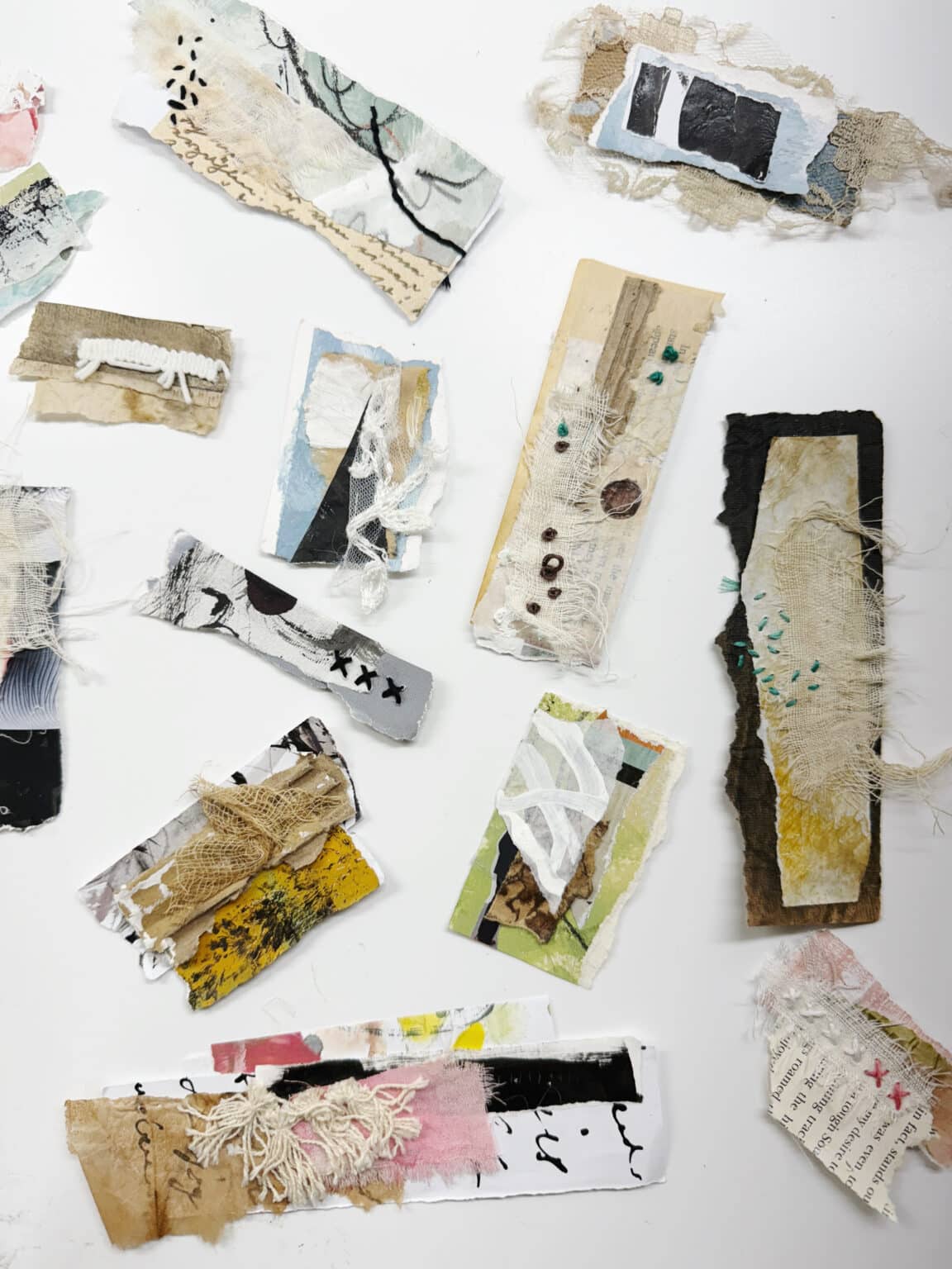 How to Create Beautiful Collage Clusters from Scrap Papers - Debasree ...