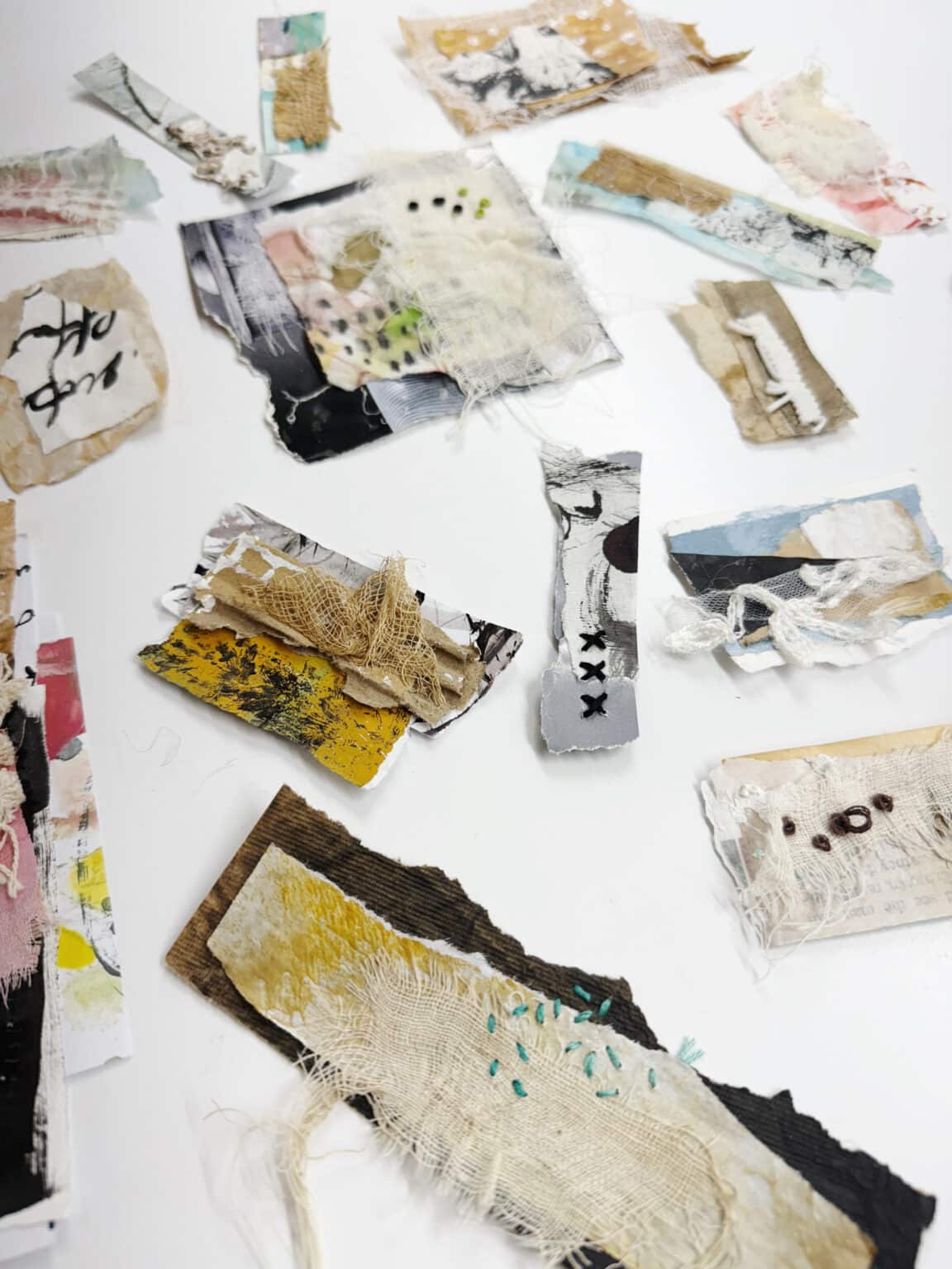 How to Create Beautiful Collage Clusters from Scrap Papers - Debasree ...