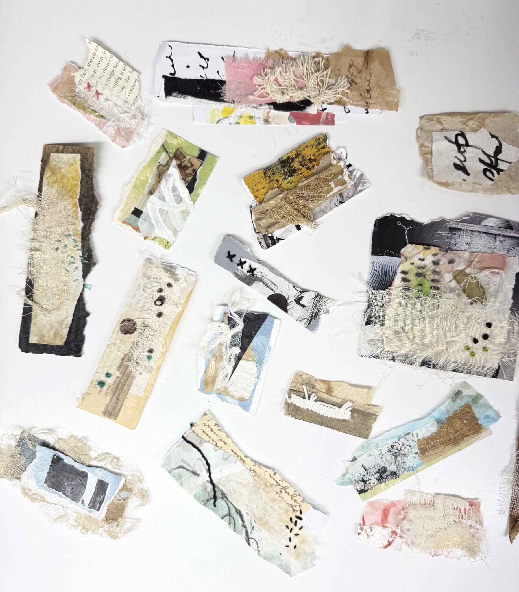 How to Create Beautiful Collage Clusters from Scrap Papers - Debasree ...