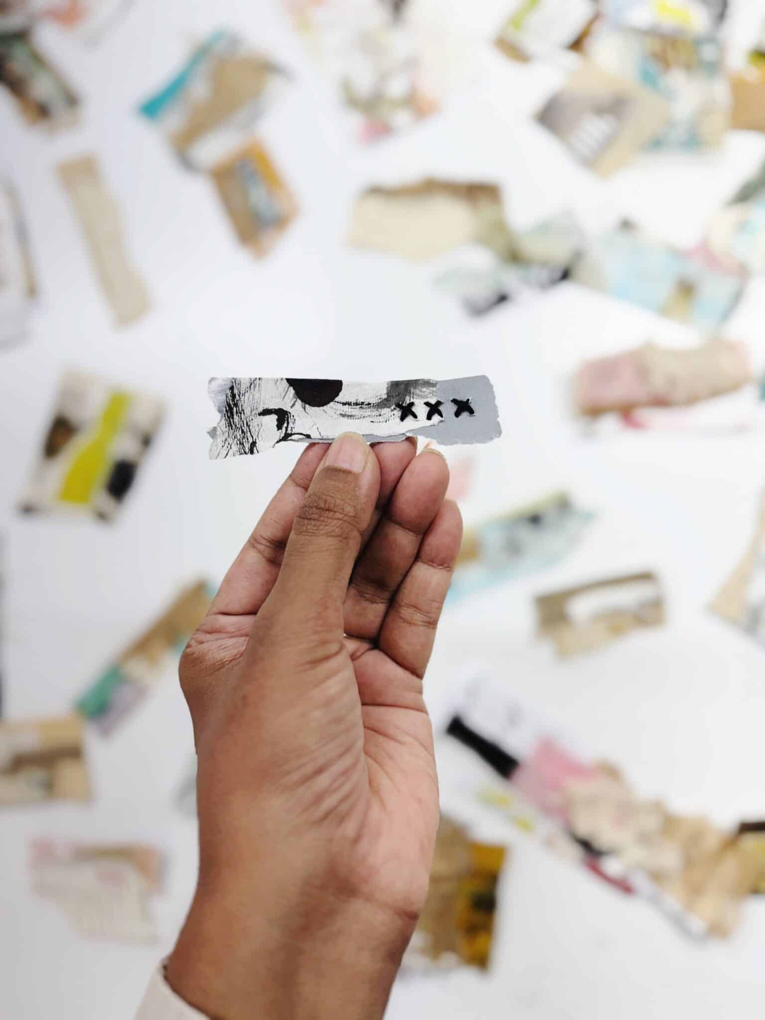 How to Create Beautiful Collage Clusters from Scrap Papers - Debasree ...