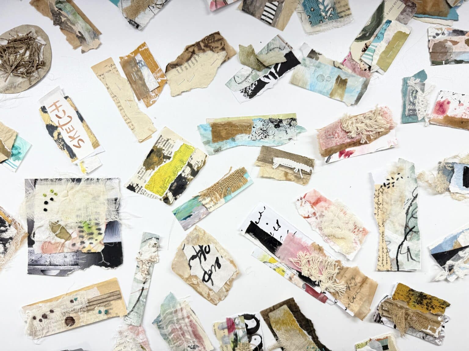 How to Create Beautiful Collage Clusters from Scrap Papers - Debasree ...