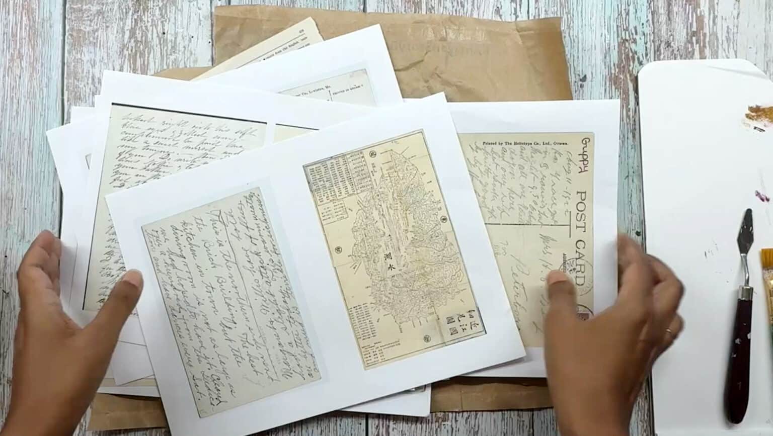 Energetic Mark Making on Vintage Papers: Turn Old Ephemera into Unique ...