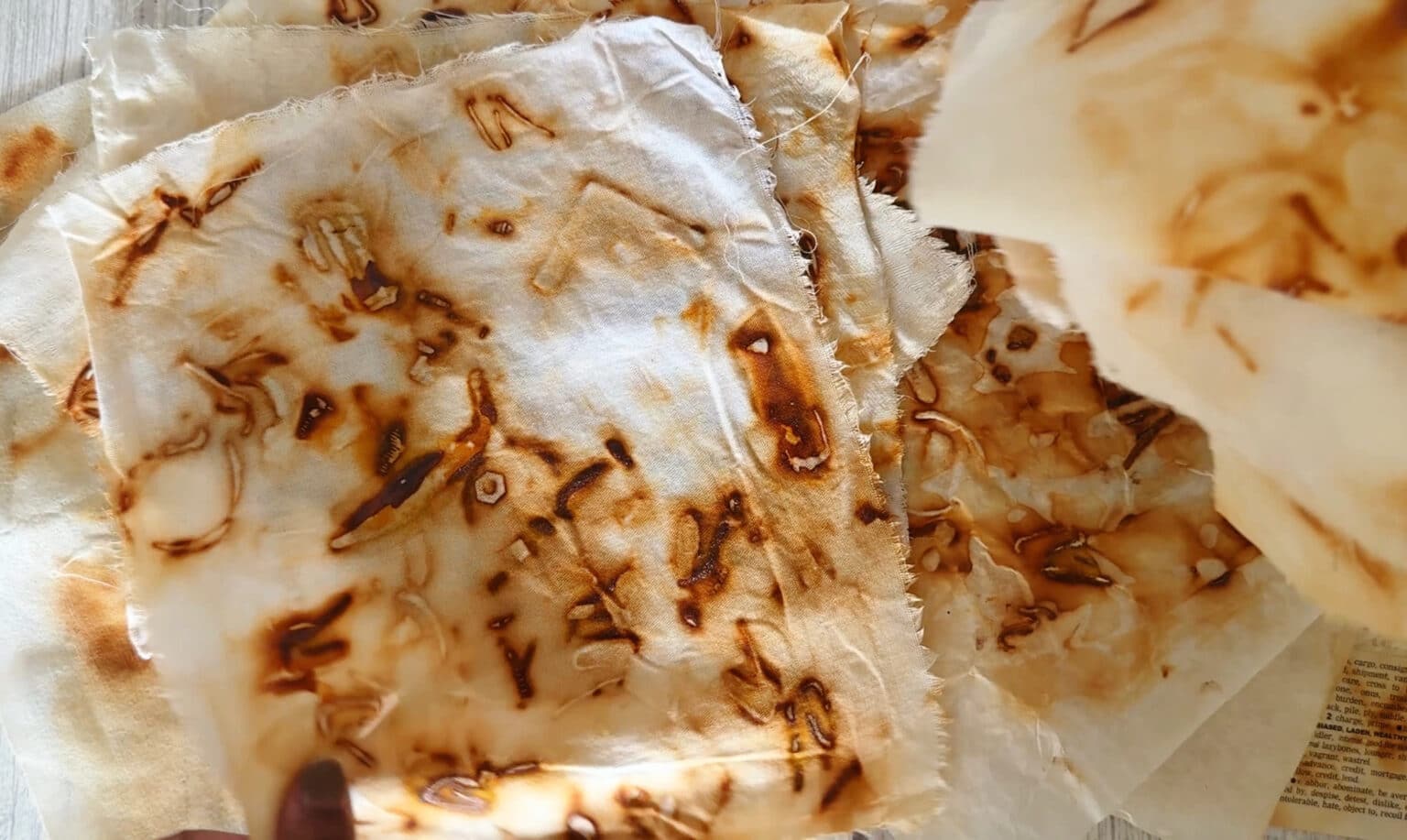 How to Make Rust Printed Papers and Fabrics in 3 Easy Steps - Debasree ...