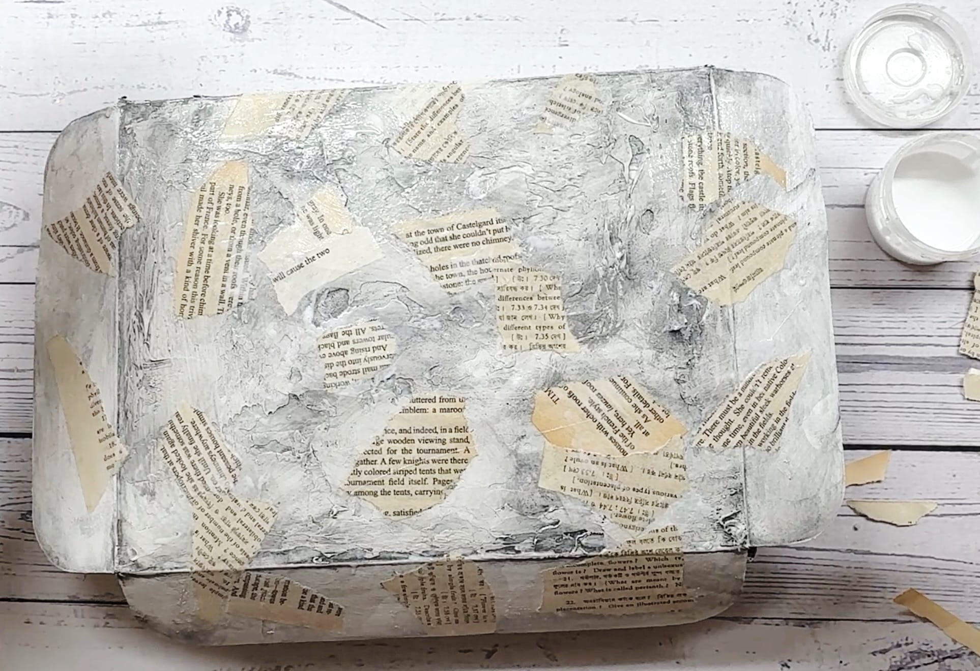DIY Texture Box – A 5-Step Mixed Media Makeover - Debasree Dey Art
