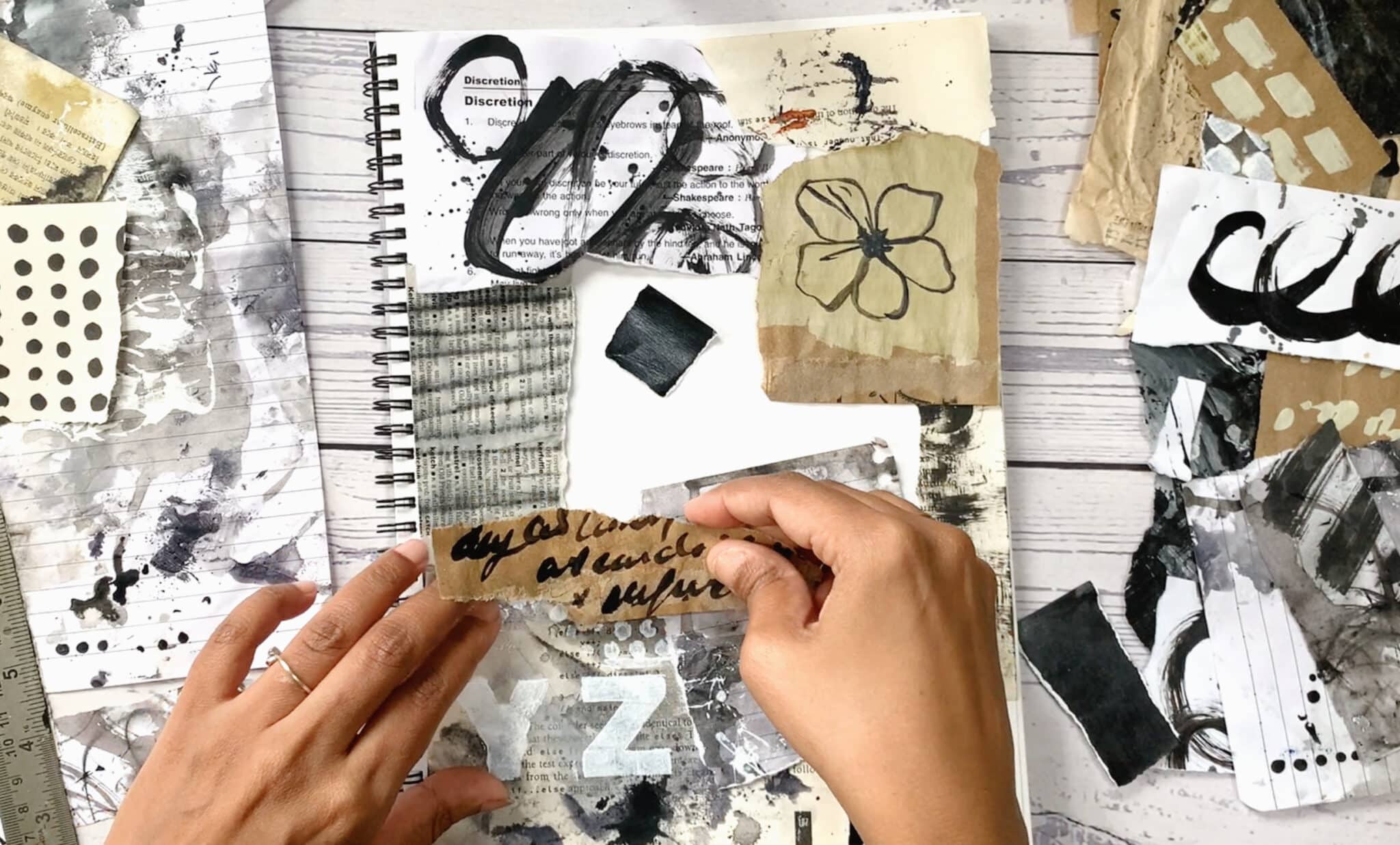 How to Create a Collage Master Sheet: A Step-by-Step Mixed Media Guide ...