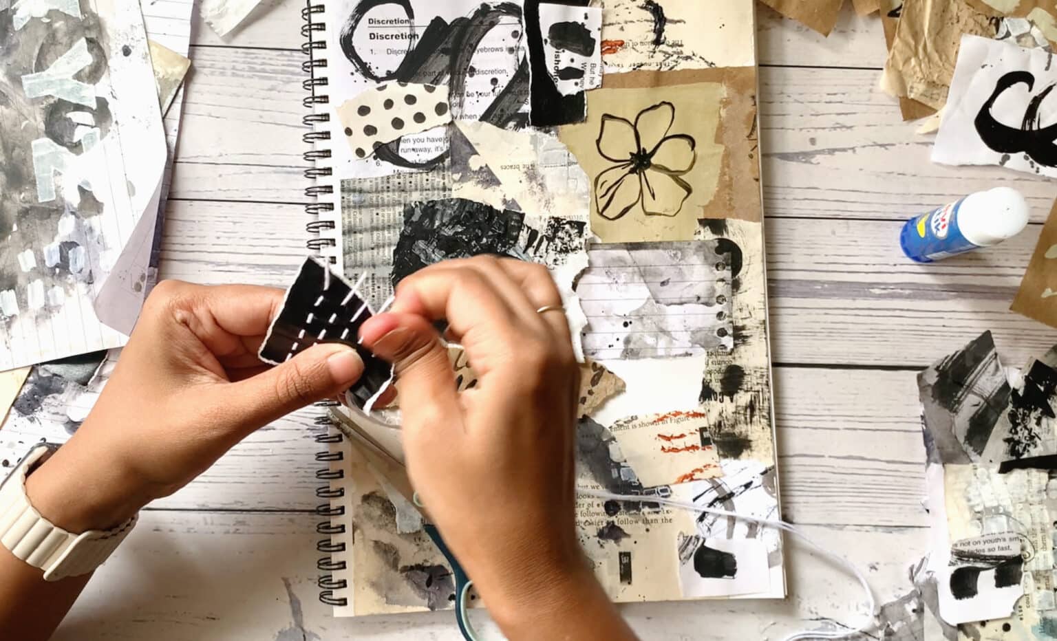 How to Create a Collage Master Sheet: A Step-by-Step Mixed Media Guide ...