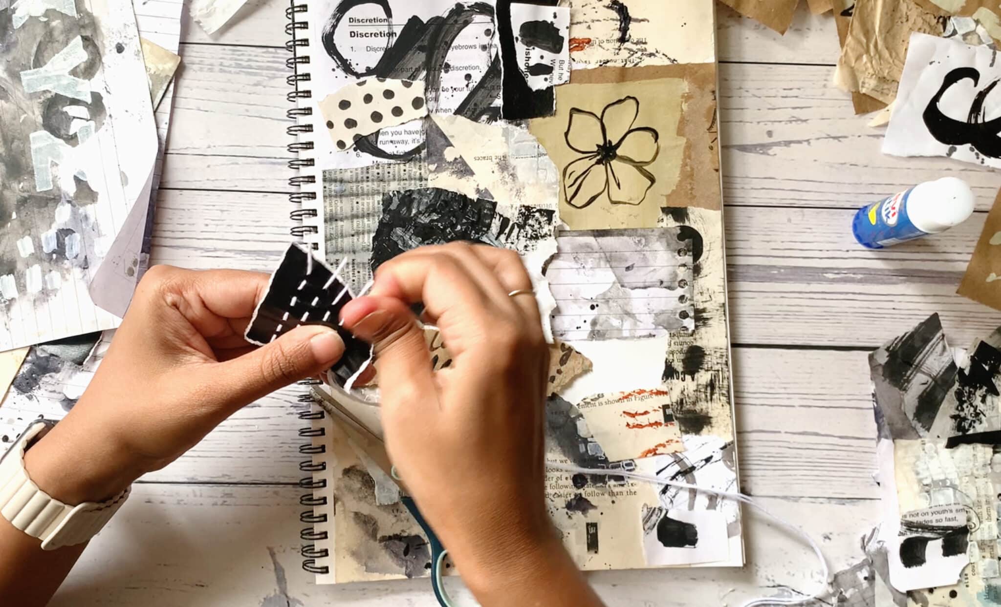 How to Create a Collage Master Sheet: A Step-by-Step Mixed Media Guide ...