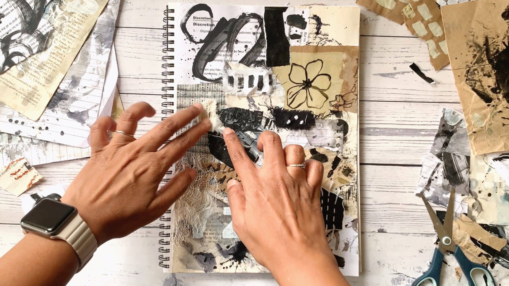 How to Create a Collage Master Sheet: A Step-by-Step Mixed Media Guide ...