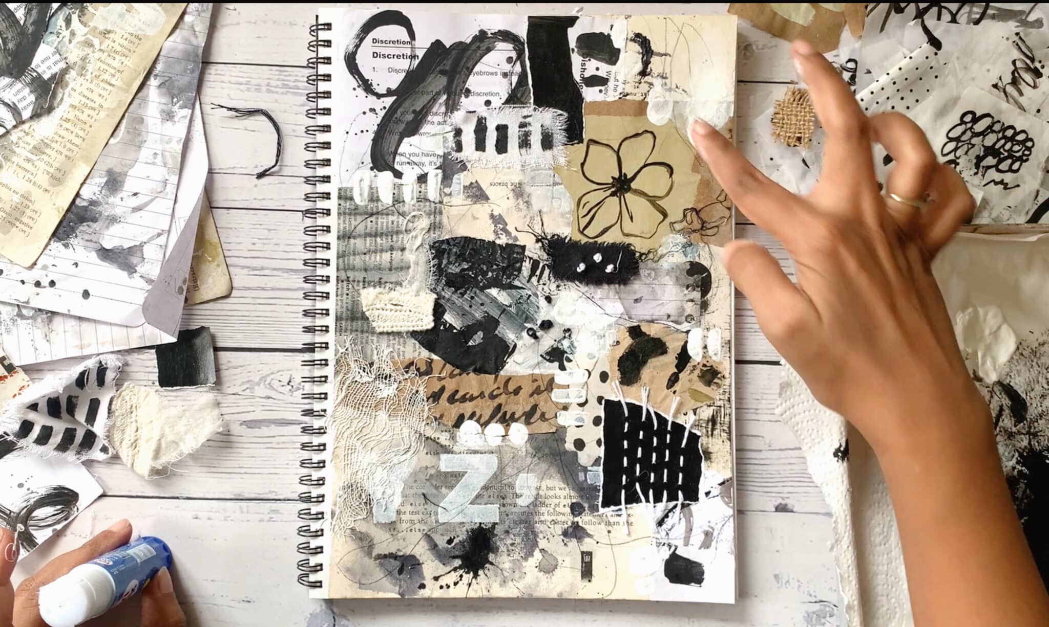 How to Create a Collage Master Sheet: A Step-by-Step Mixed Media Guide ...