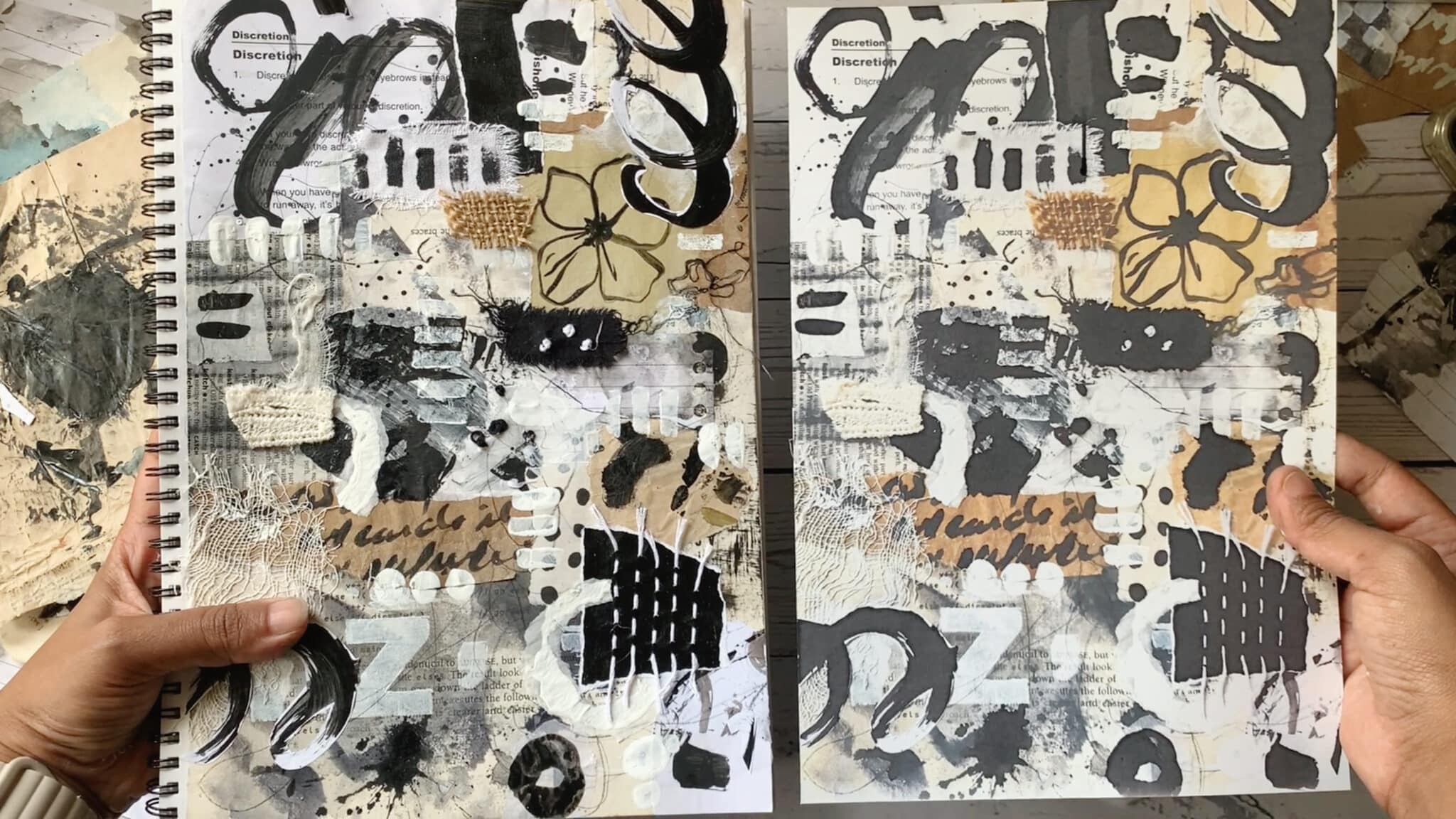 How to Create a Collage Master Sheet: A Step-by-Step Mixed Media Guide ...