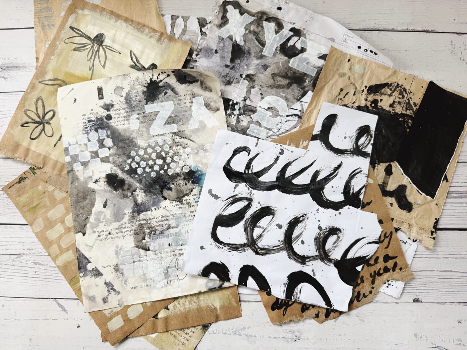 How to Create a Collage Master Sheet: A Step-by-Step Mixed Media Guide ...