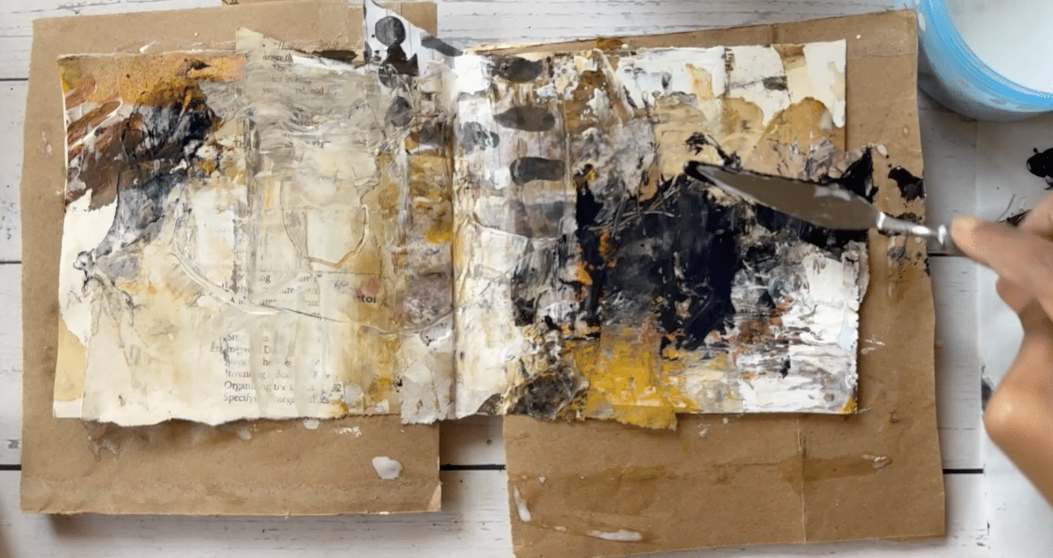 How to Create a Grungy Art Journal Page: My 6 Step Process - Debasree ...