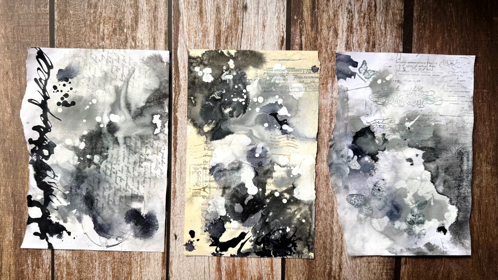 Acrylic Dyeing on Paper: My Easy, Playful Alternative to Ink - Debasree ...