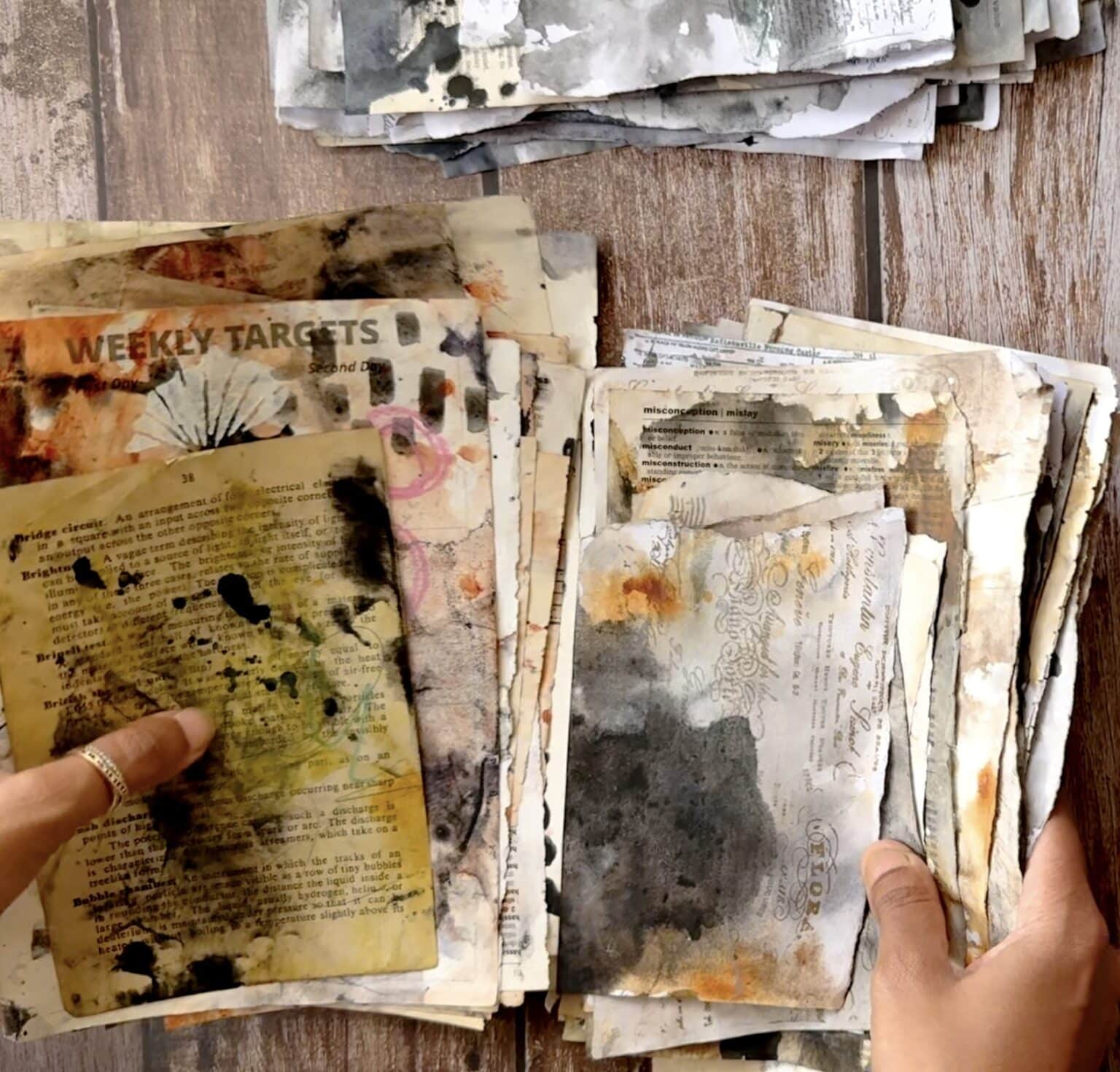 Acrylic Dyeing on Paper: My Easy, Playful Alternative to Ink - Debasree ...