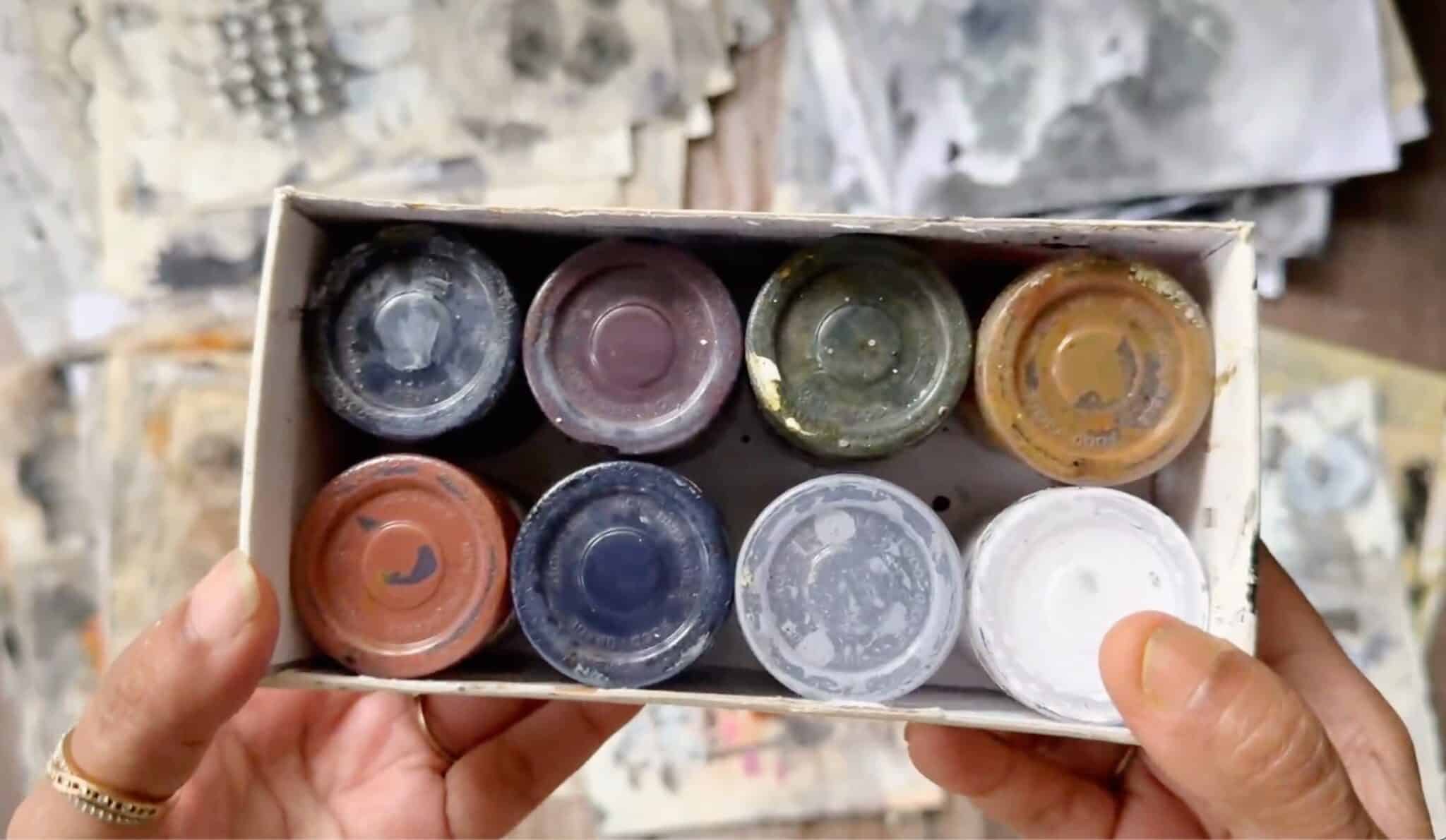 Acrylic Dyeing on Paper: My Easy, Playful Alternative to Ink - Debasree ...