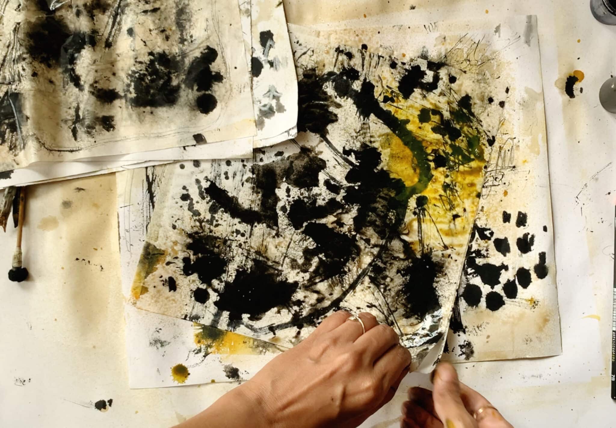 Scribble. Spray. Stack. - Debasree Dey Art